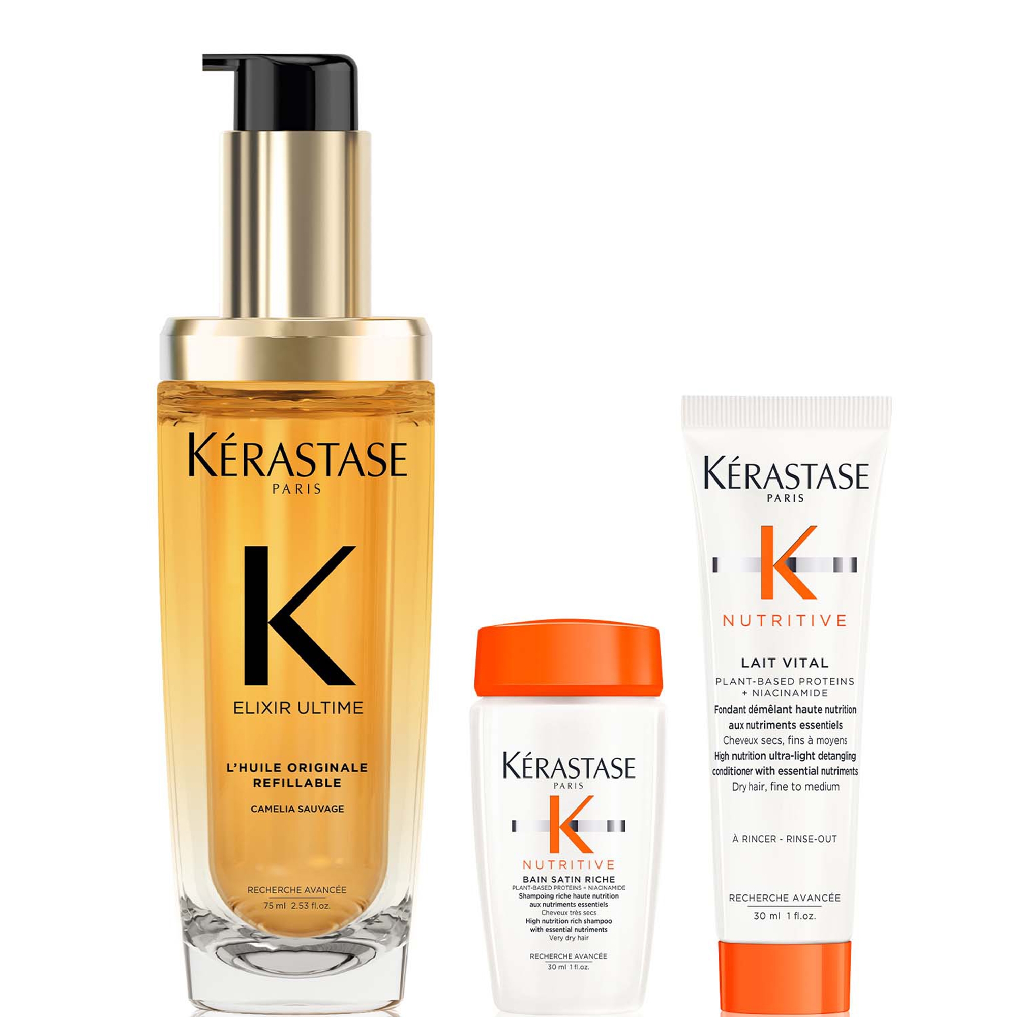 Kérastase Elixir Ultime L'Huile Originale Hair Oil 75ml with Mini ...