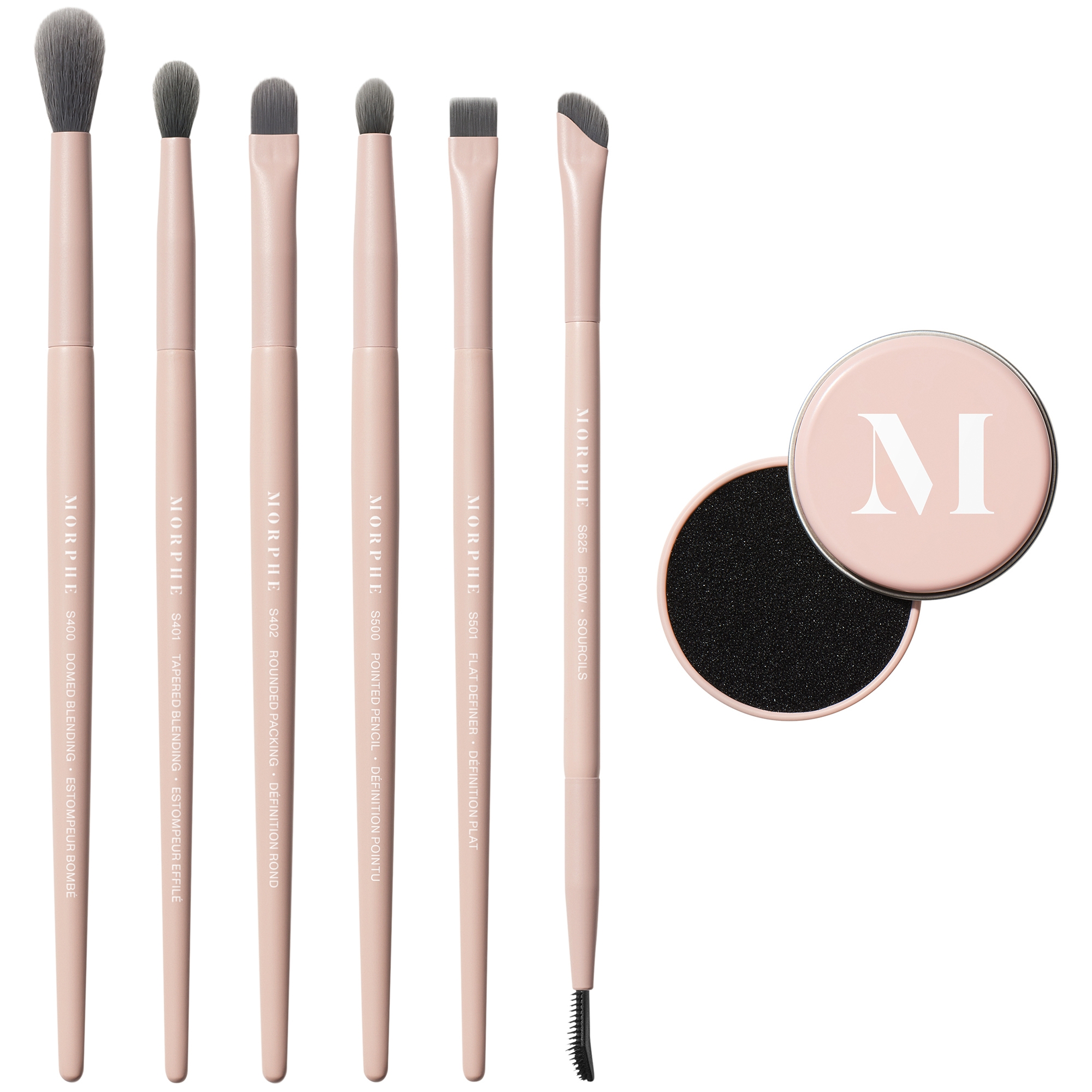 Morphe Shaping Essentials Bamboo and Charcoal Infused Eye Brush Set ...