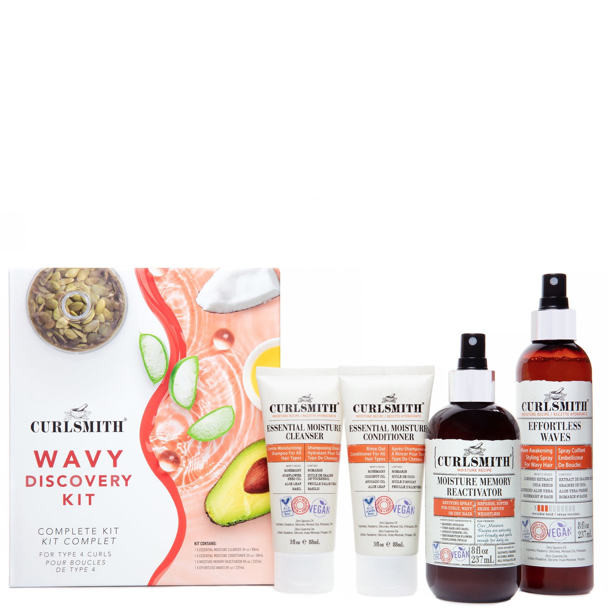 Curlsmith Wavy Wash Day KIT (Worth £64.00) | LOOKFANTASTIC