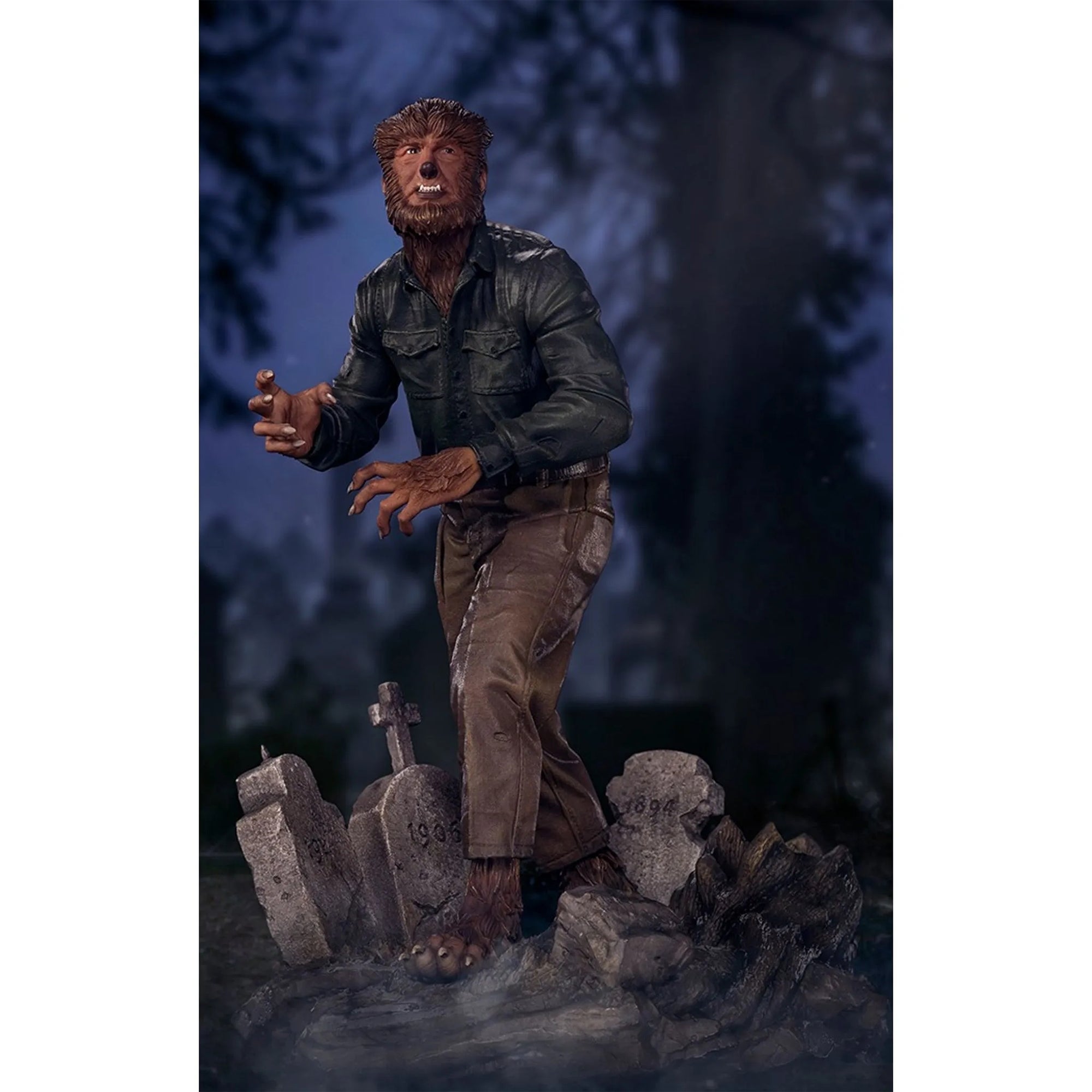 Iron Studios Wolfman Deluxe The Wolfman Art Scale 1/10 Collectible ...