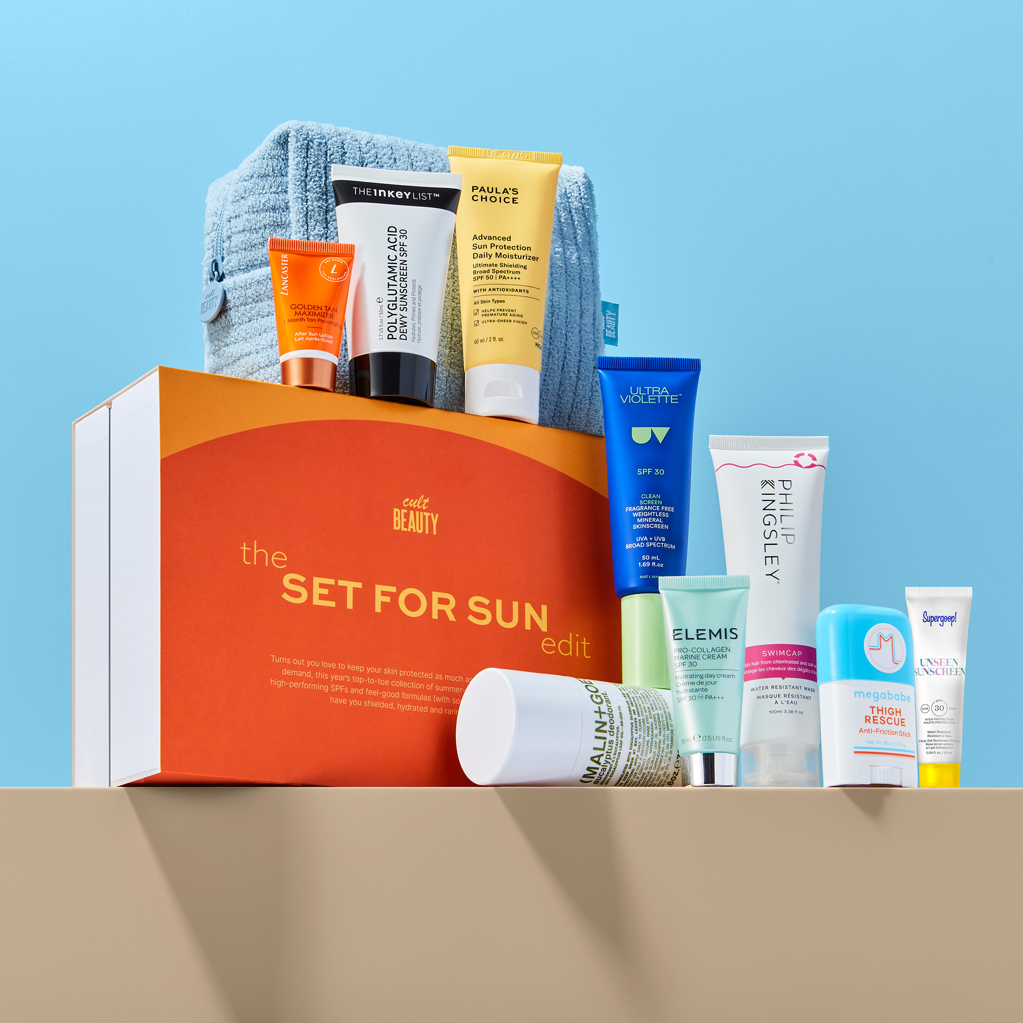 The Set For Sun Edit (Worth £200) | Cult Beauty