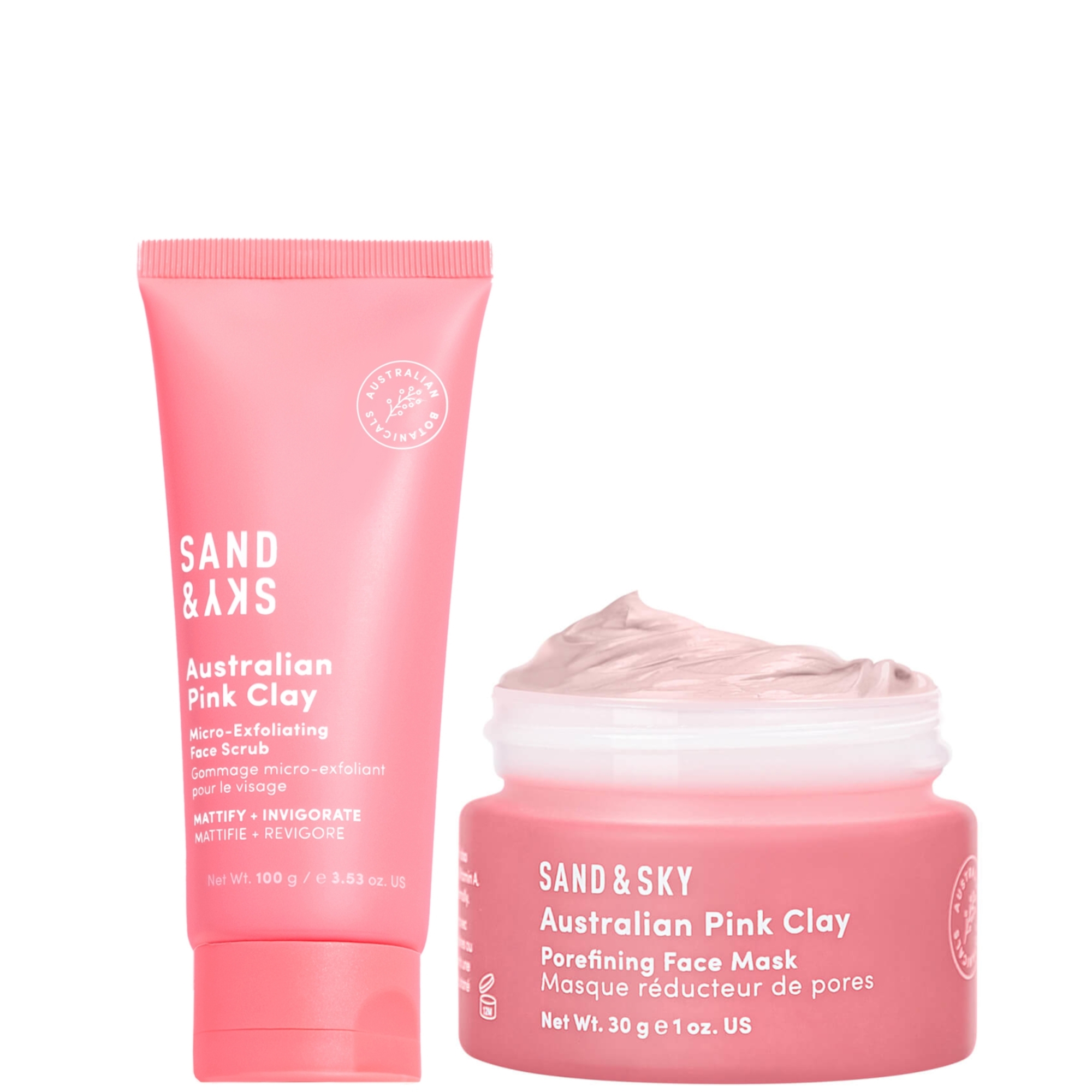 Sand & Sky Exfoliate and Mask Bundle | LOOKFANTASTIC