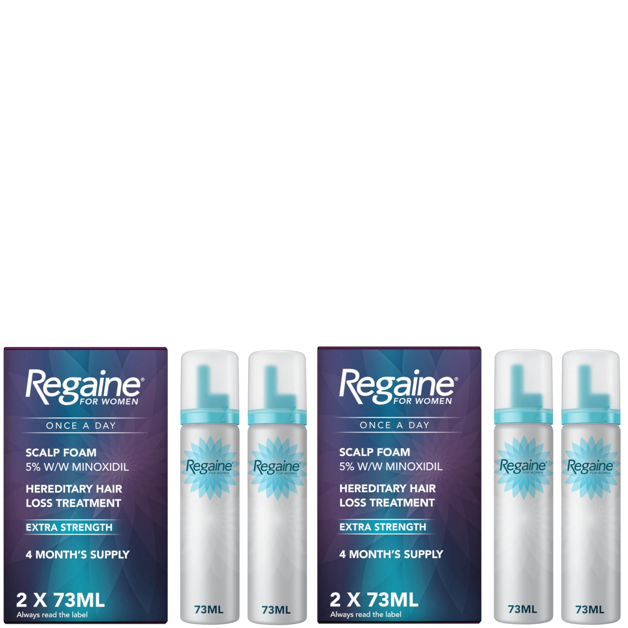 Regaine For Women Re-Growth Scalp Foam with 5% Minoxidil - 8 Month ...