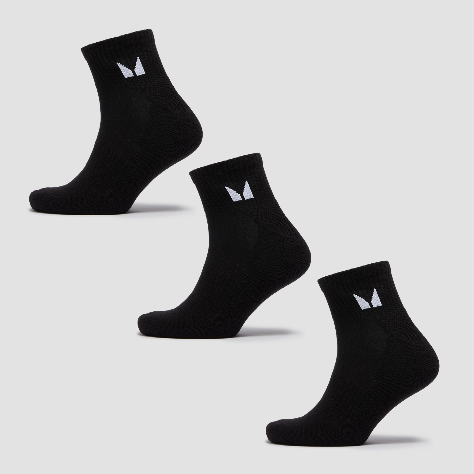 MP Unisex Ankle Socks (3 Pack) - White | MYPROTEIN™