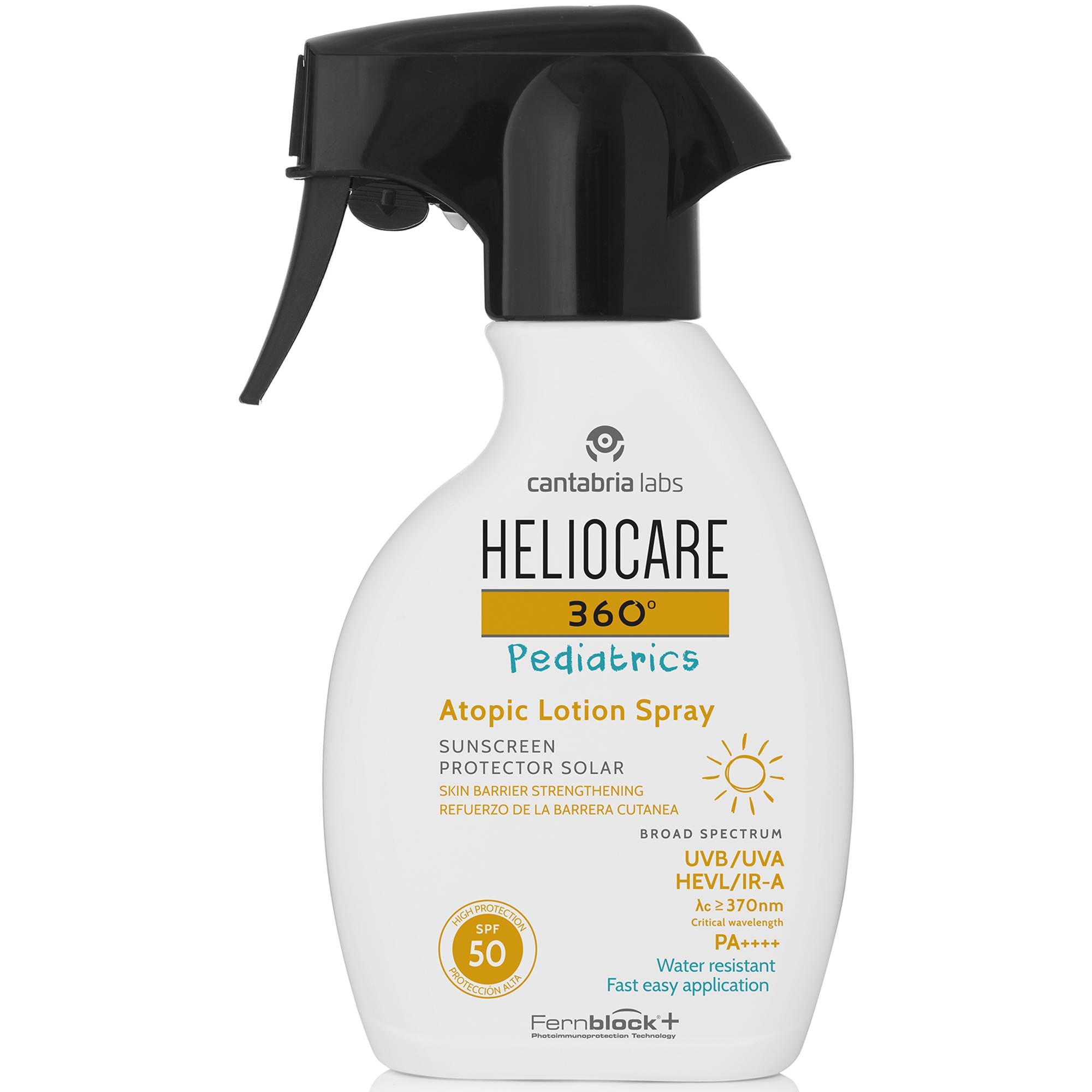 Heliocare 360° Pediatrics Atopic Lotion Spray SPF50+ 250ml | LOOKFANTASTIC