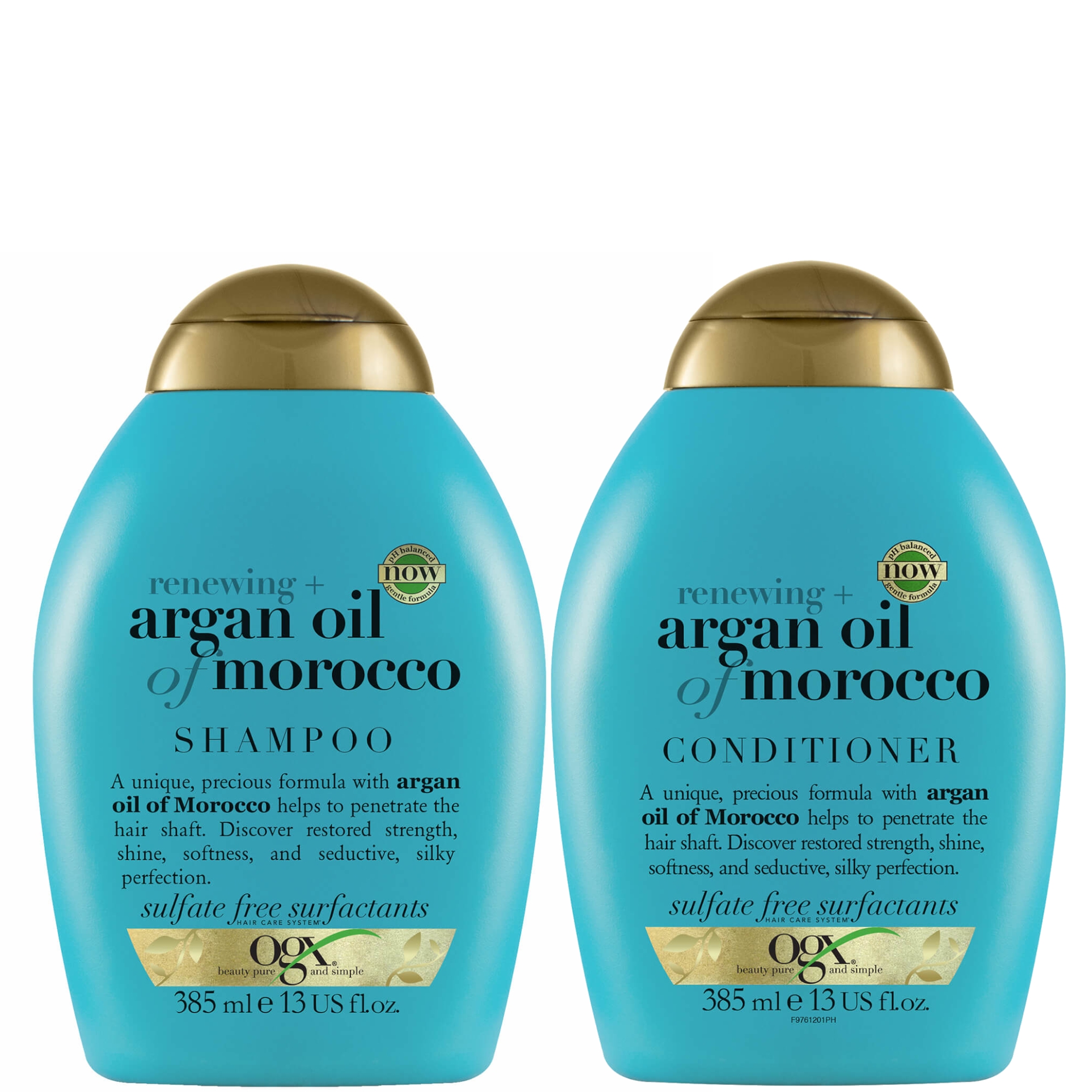 OGX Renewing+ Argan Oil of Morocco Shampoo and Conditioner Bundle for ...