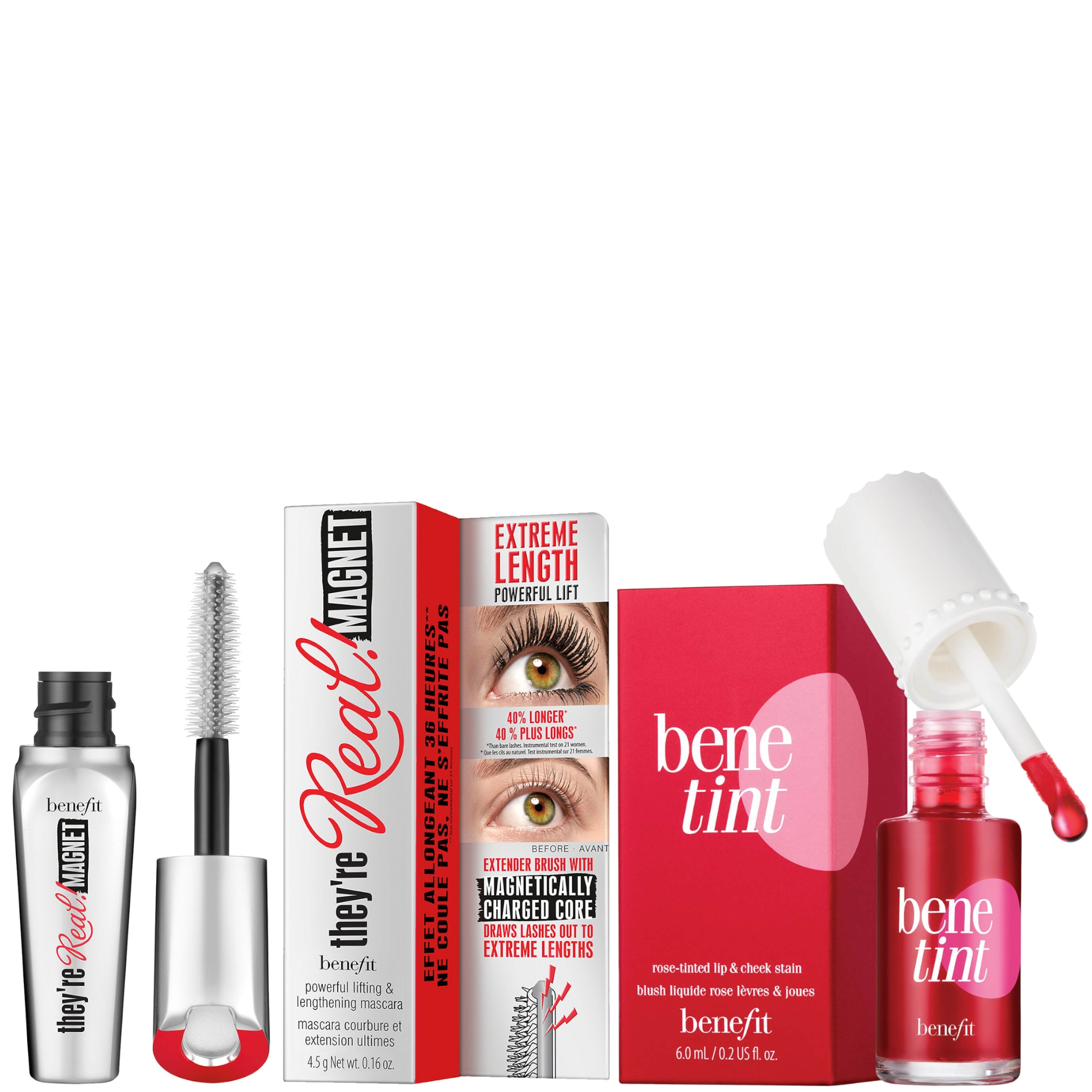 Benefit Benetint 6ml And Mini Mascara Bundle - They’Re Real Magnet ...