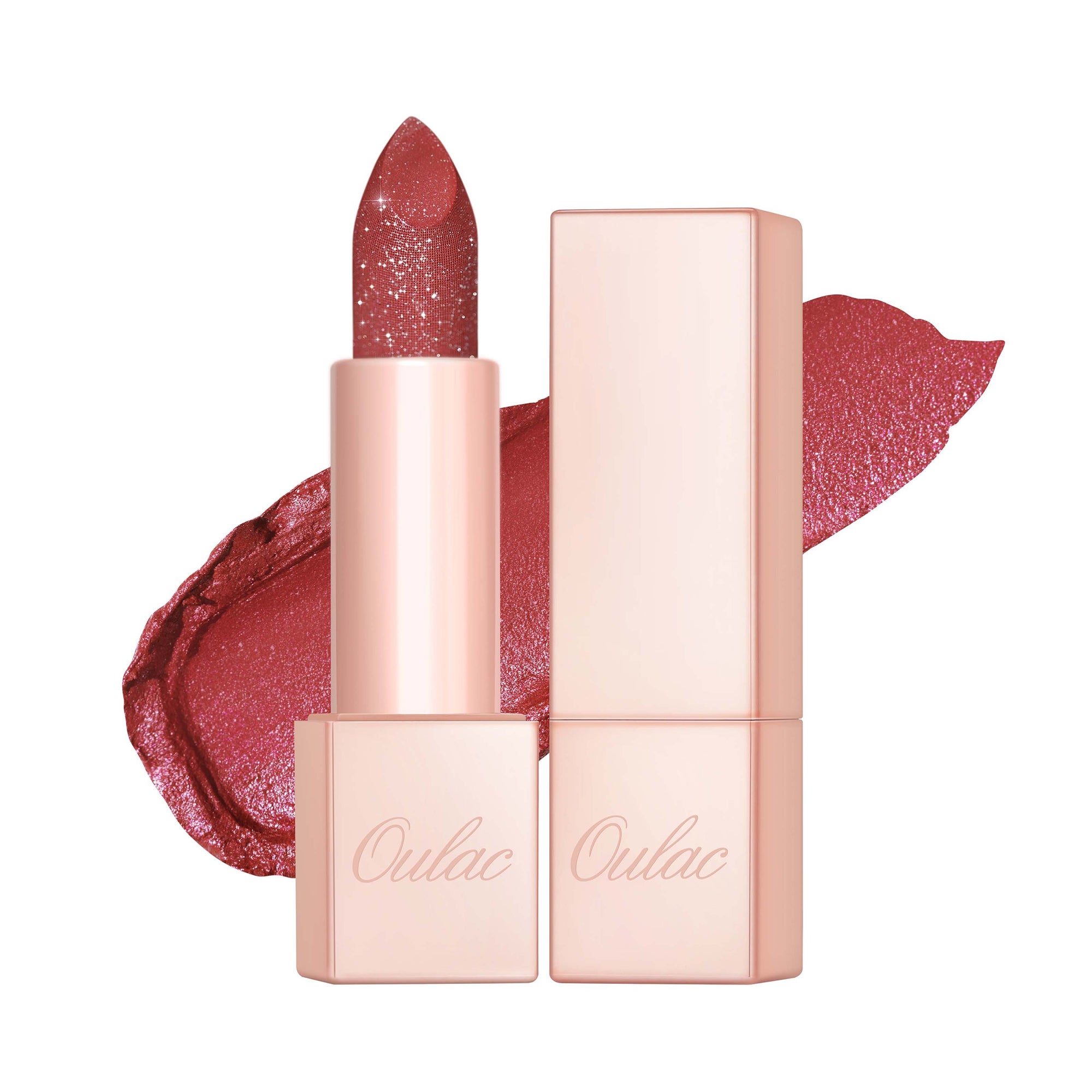 Oulac Infinity Shine Moisture Lipstick D04 Brunt Rose | Glossybox