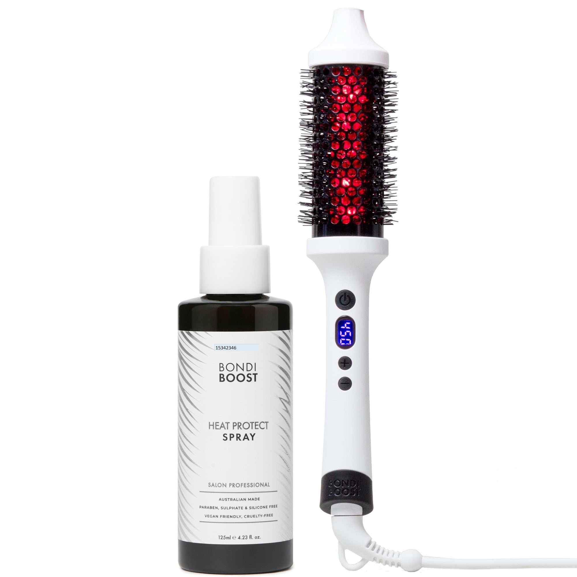 BondiBoost Infrared Bounce Brush & Heat Protectant Spray 125ml ...