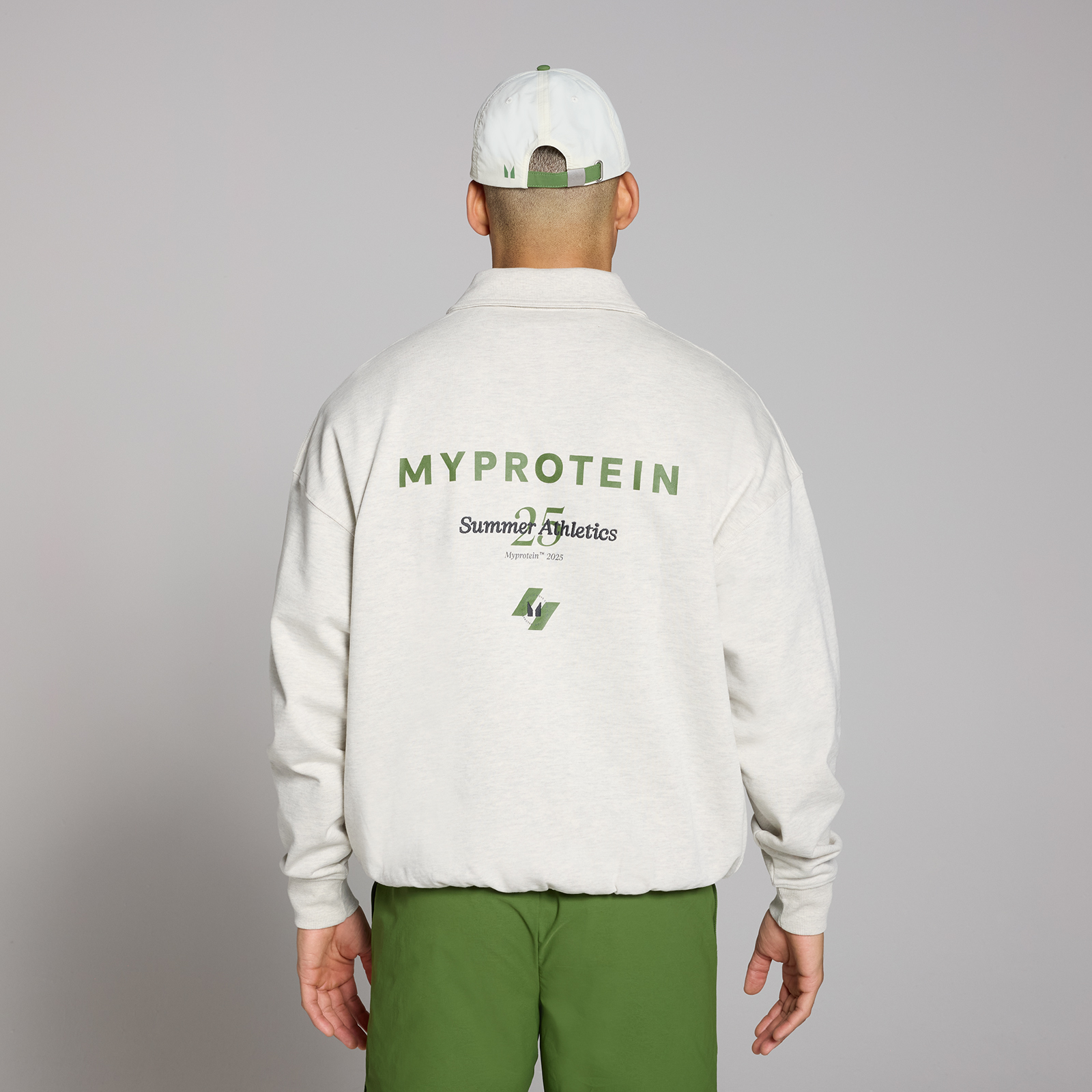 MP Men's Retro Oversized Joggers - Grey Marl | Myprotein UK