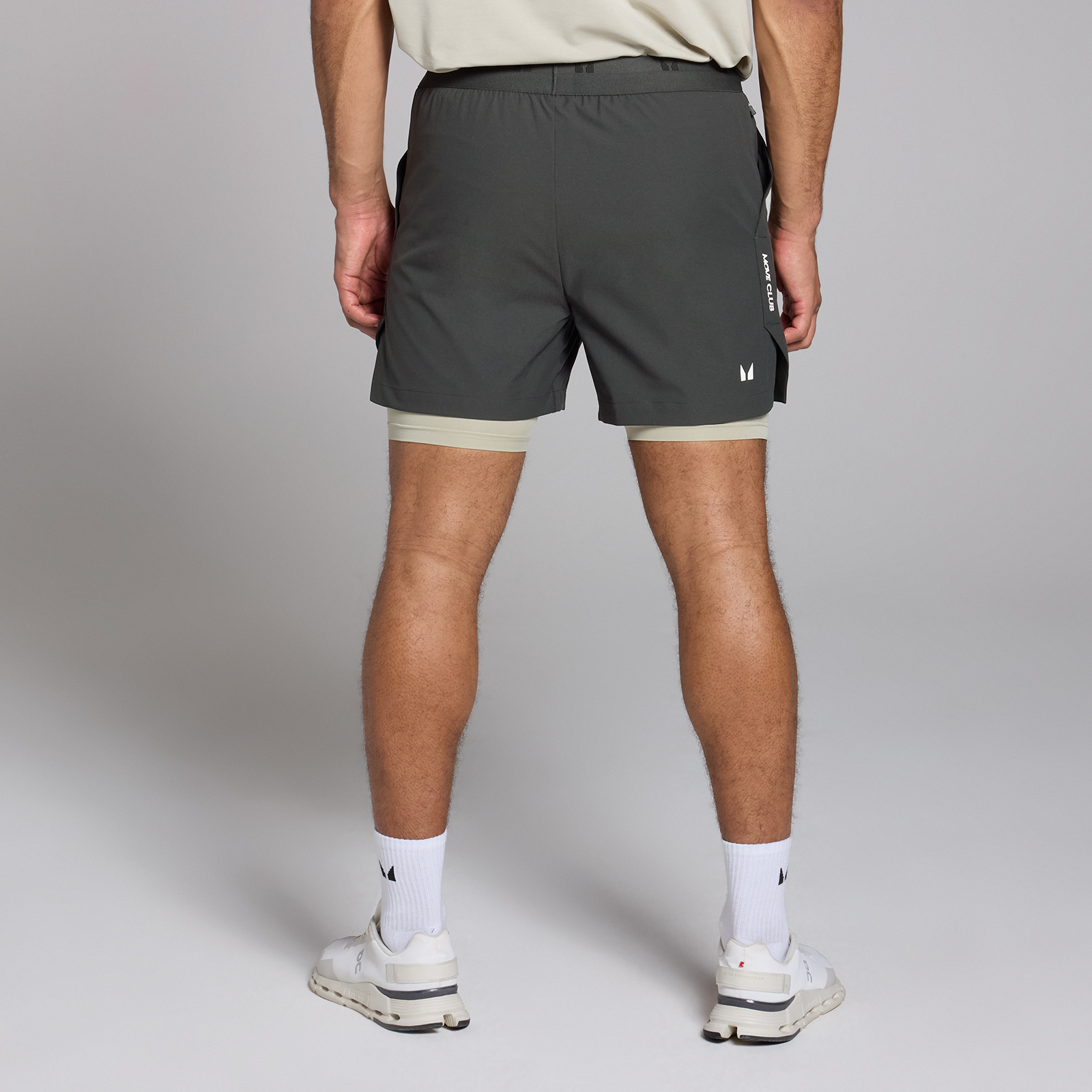 MP Men's Tempo 5" 2-in-1 Shorts - Salt Grey | Myprotein UK