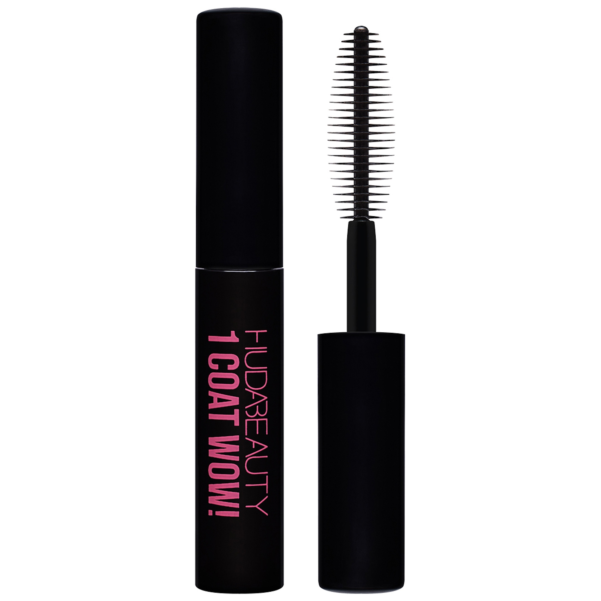 Huda Beauty Deluxe Sample One Coat Wow Mascara - Black 2ml | Cult Beauty