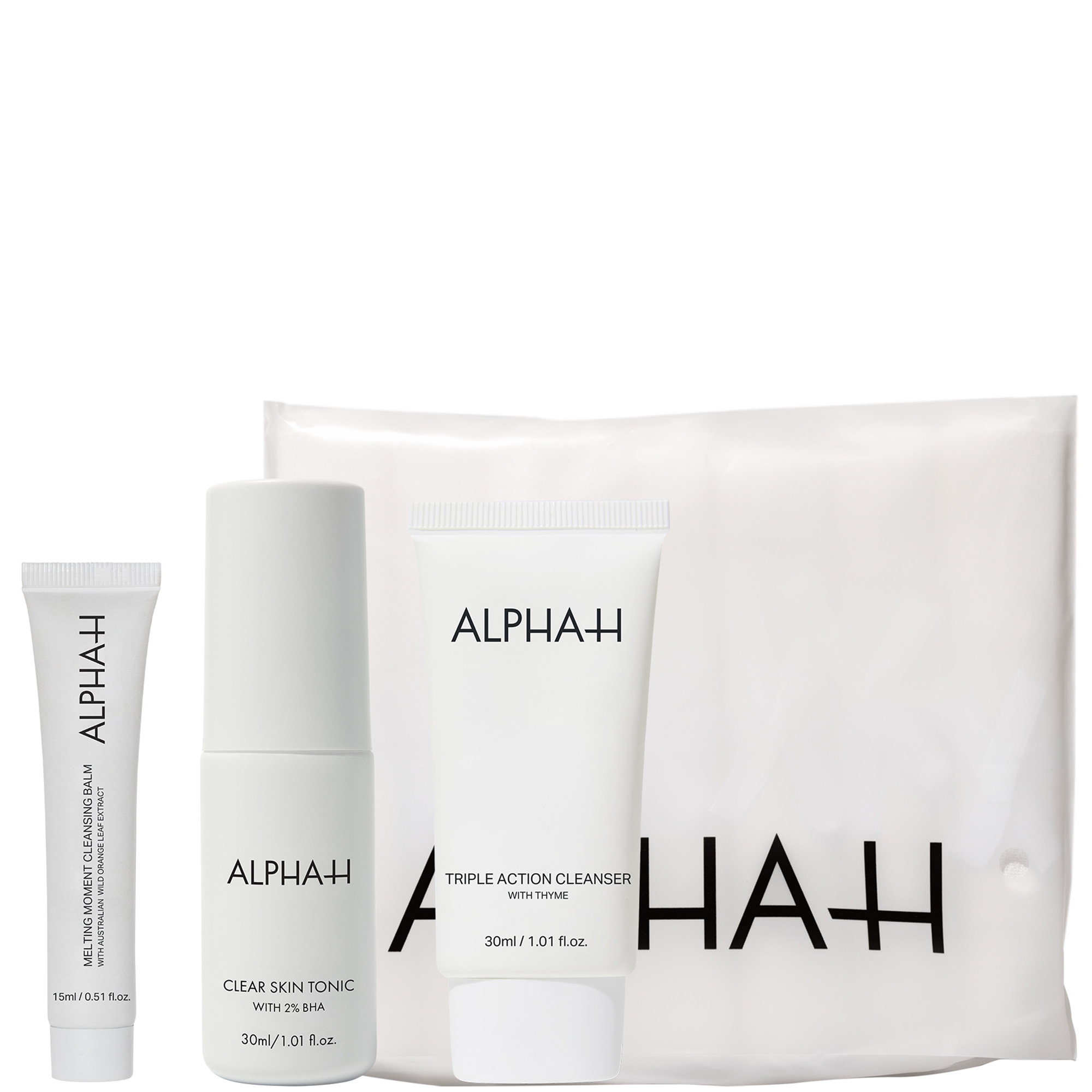 Alpha-H Exclusive Double Cleanse and Clear Set | LOOKFANTASTIC