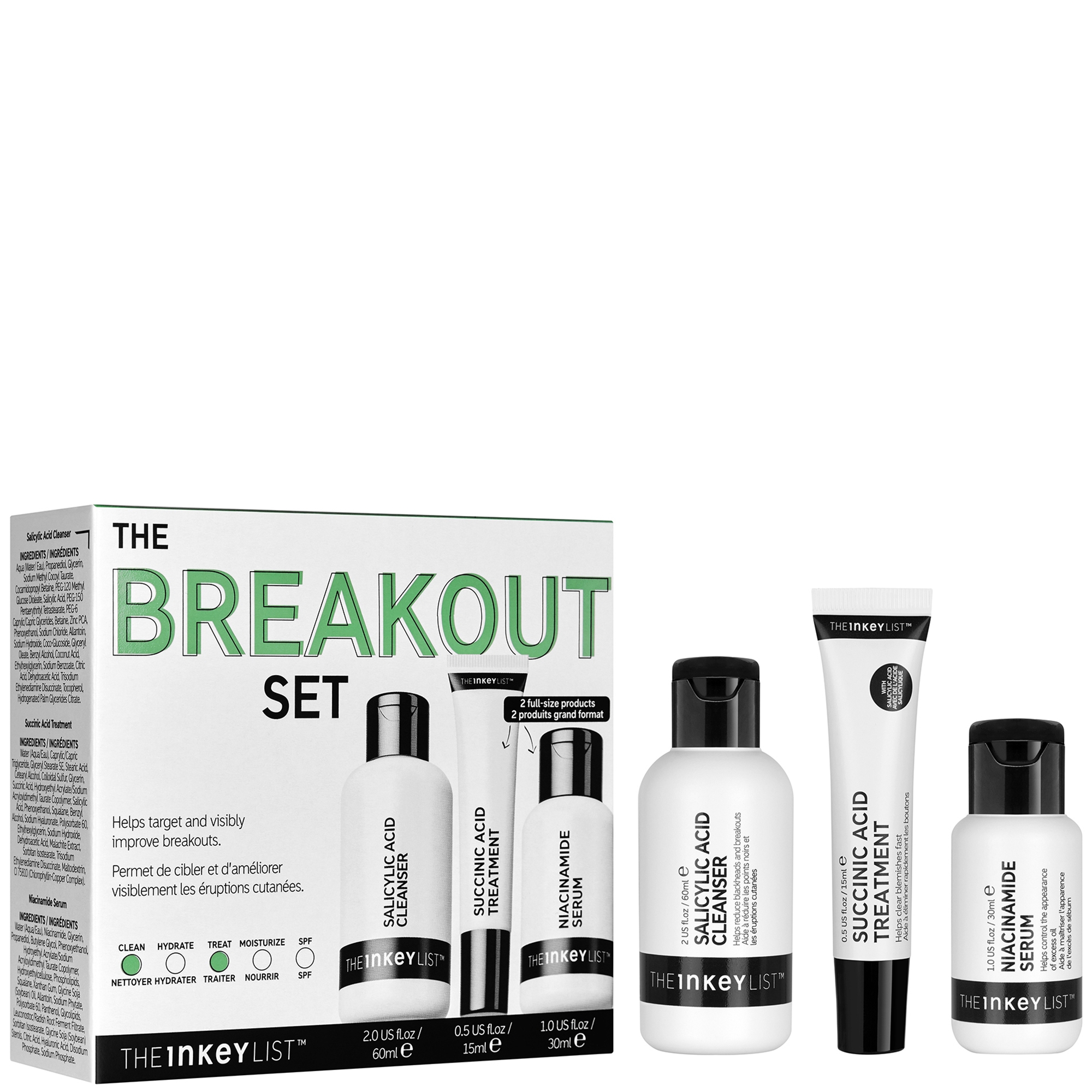 The INKEY List The Breakout Set | Cult Beauty