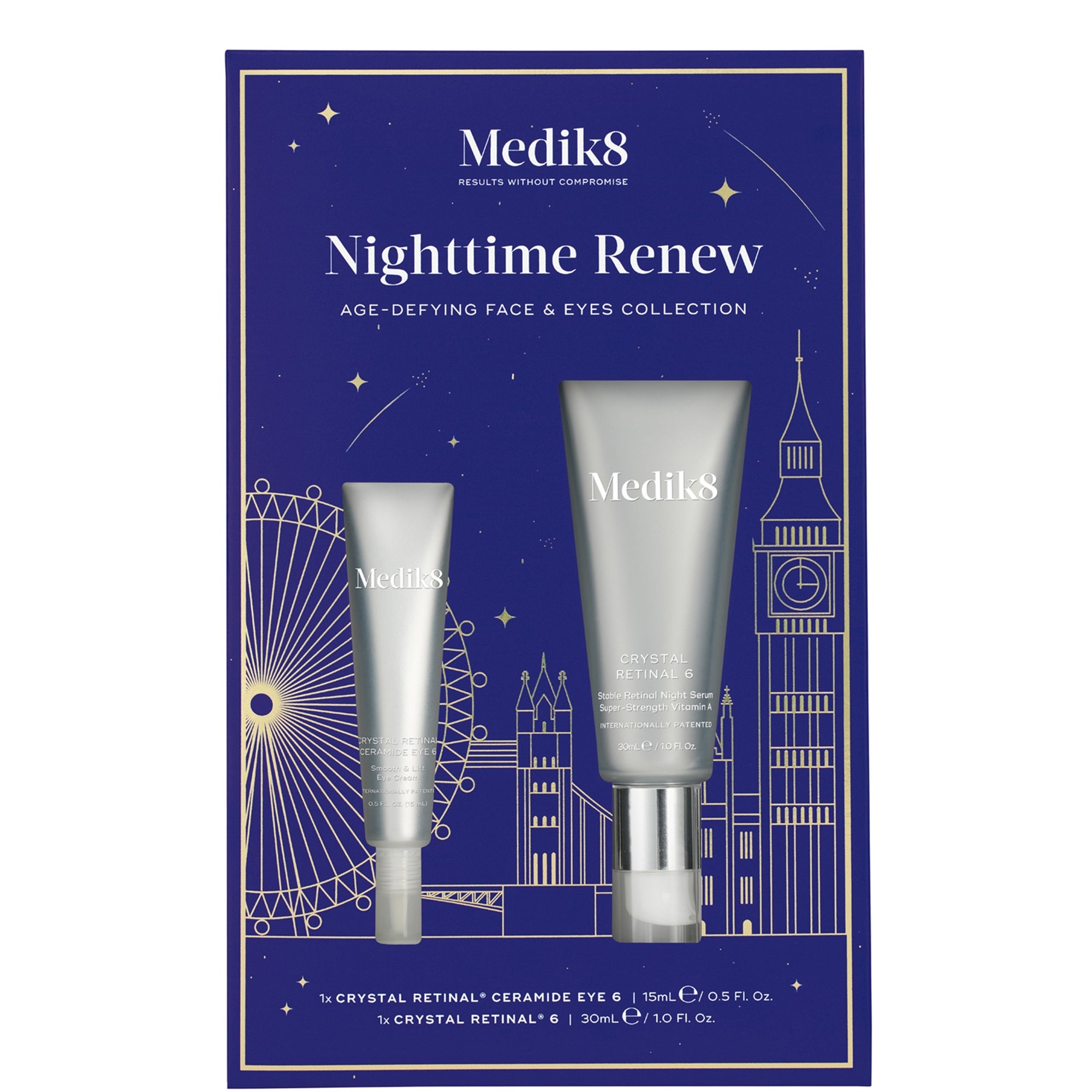 Medik8 Nighttime Renew Age-Defying Face and Eyes Collection | Cult Beauty