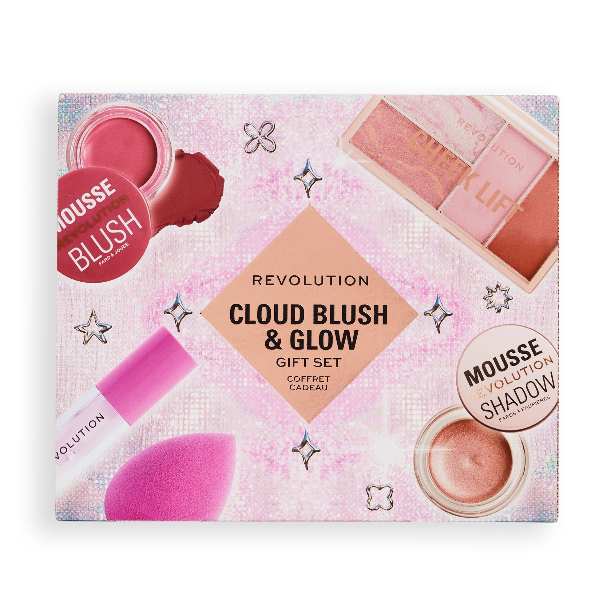 Makeup Revolution Cloud Blush and Glow Highlight Gift Set (Worth £31.95 ...