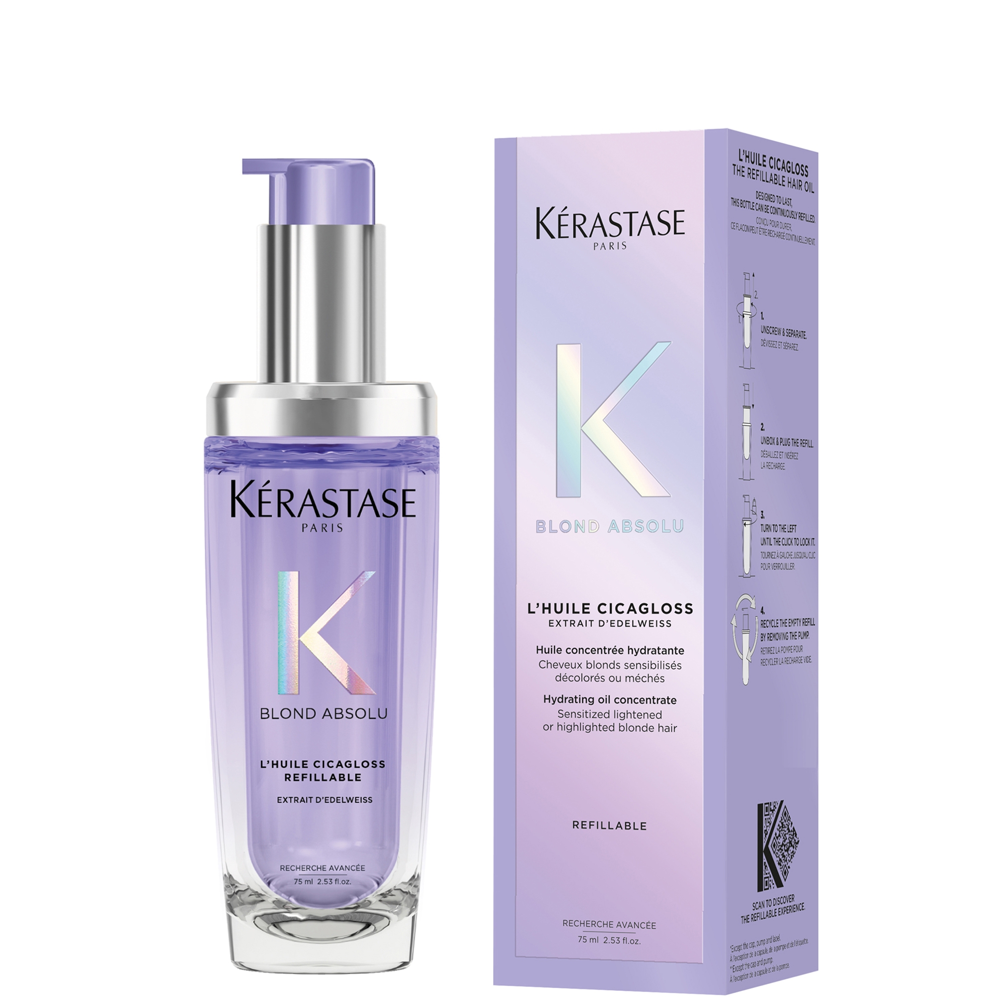 Kérastase Blond Absolu Huile Cicaextreme 75ml | LOOKFANTASTIC