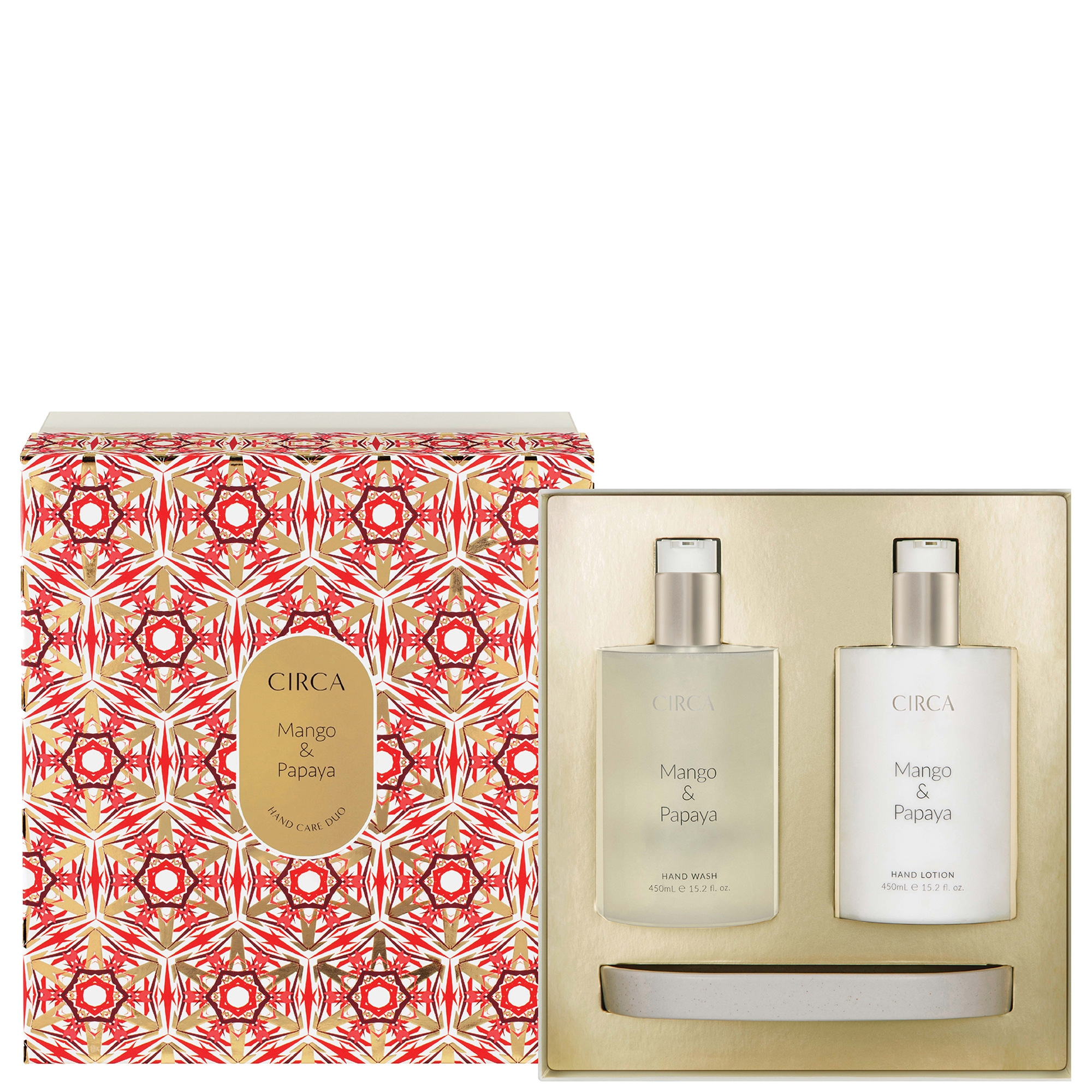 CIRCA Christmas Hand Care Duo - Mango & Papaya 900ml | LOOKFANTASTIC