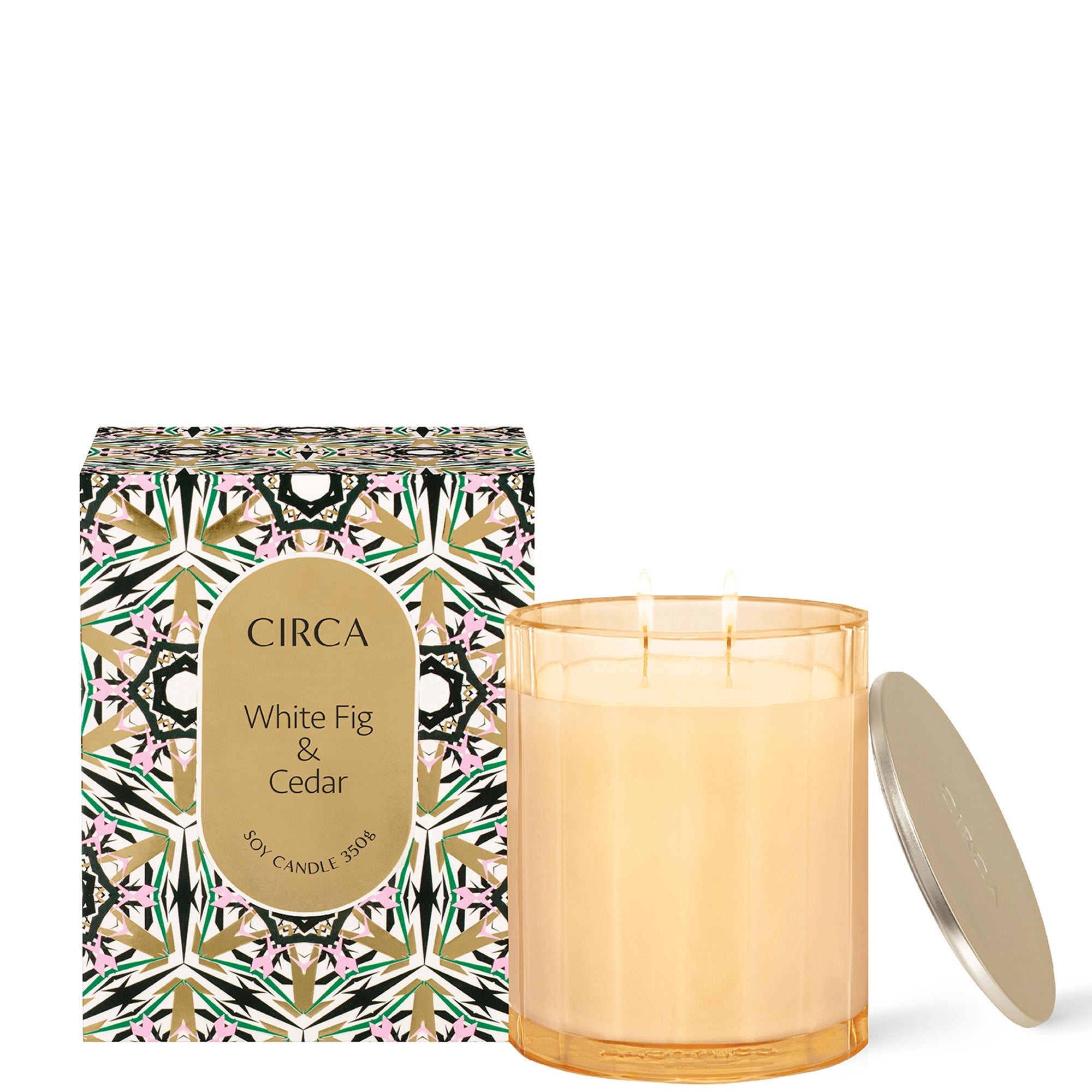 CIRCA Christmas Candle - White Fig & Cedar 350g | LOOKFANTASTIC