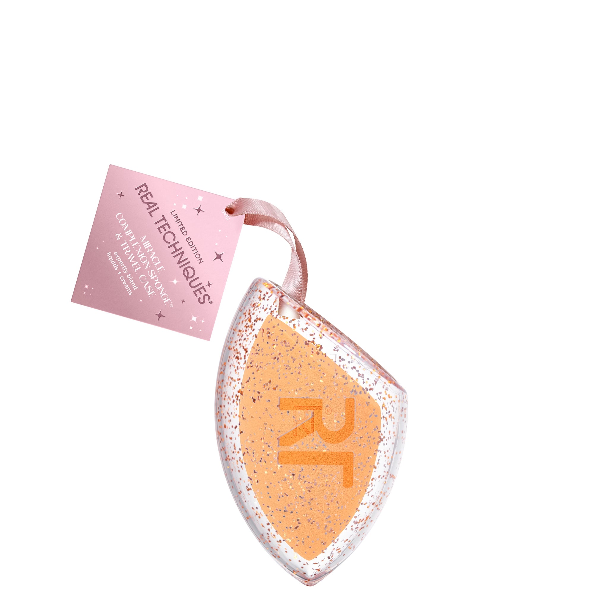 Real Techniques Miracle Complexion Sponge and Case Ornament (Worth £8. ...