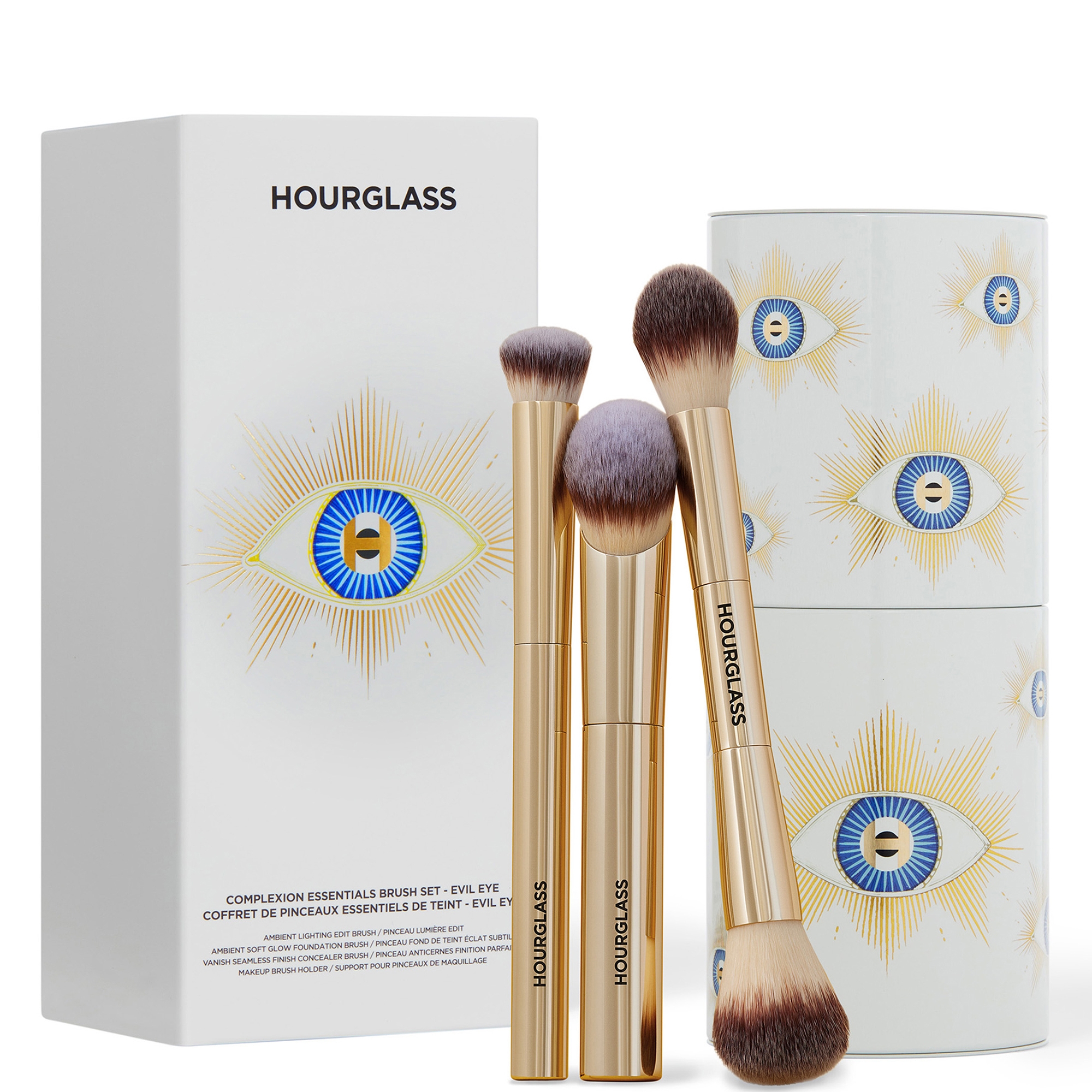 Hourglass Tools Complexion Essentials Brush Set - Evil Eye | Cult Beauty