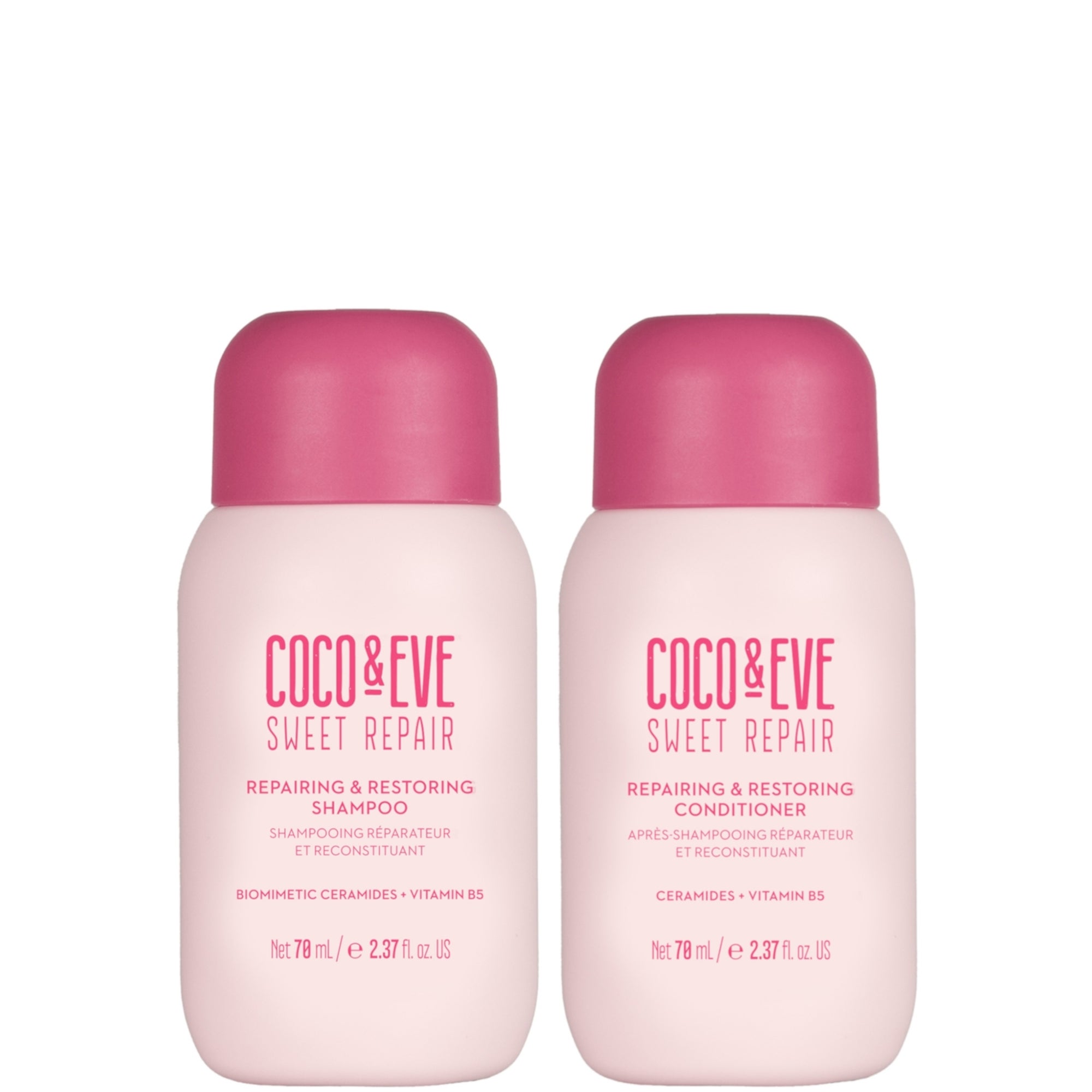 Coco & Eve Repairing & Restoring Shampoo and Conditioner Travel Bundle ...
