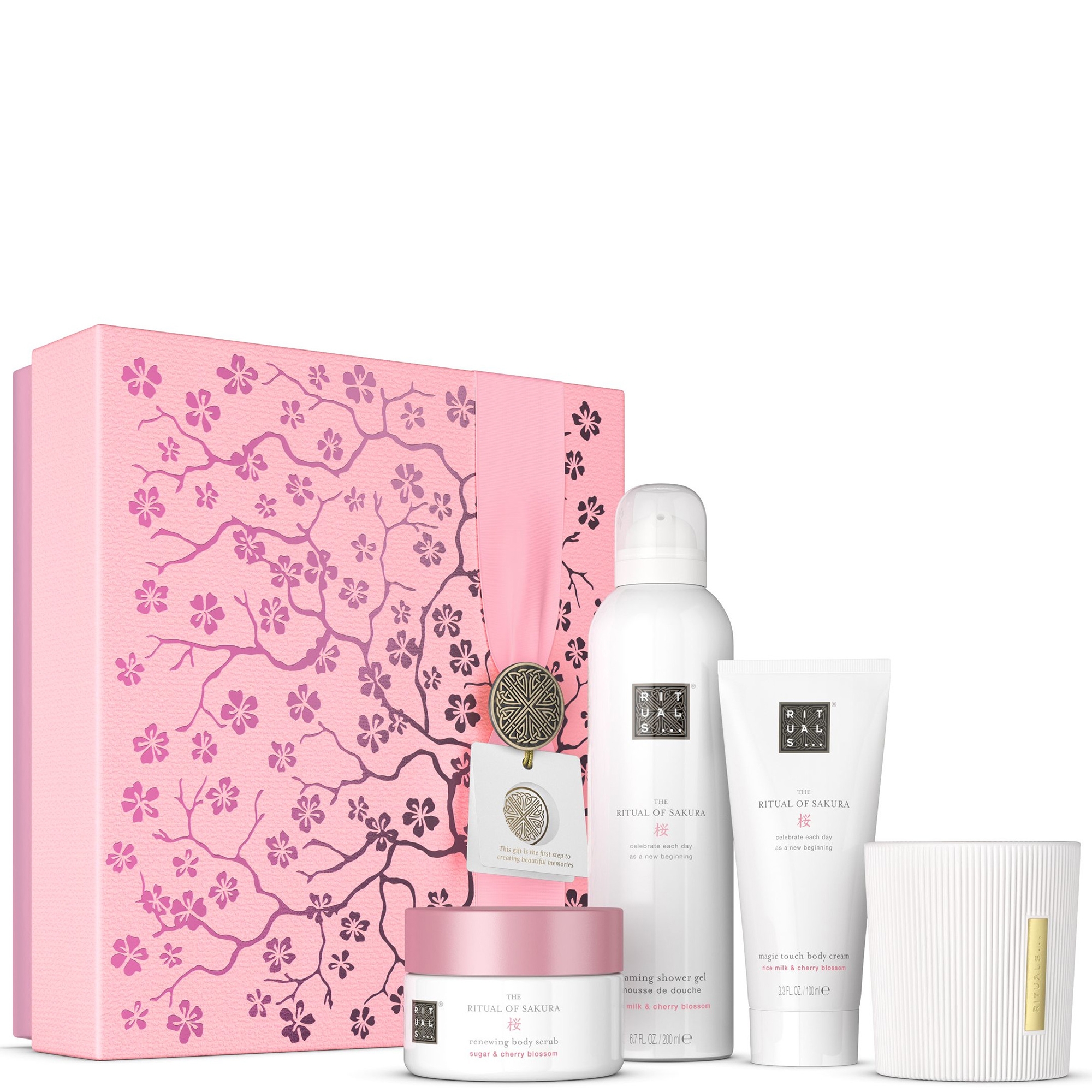 RITUALS The Ritual of Sakura Cherry Blossom & Rice Milk Medium Bath and ...