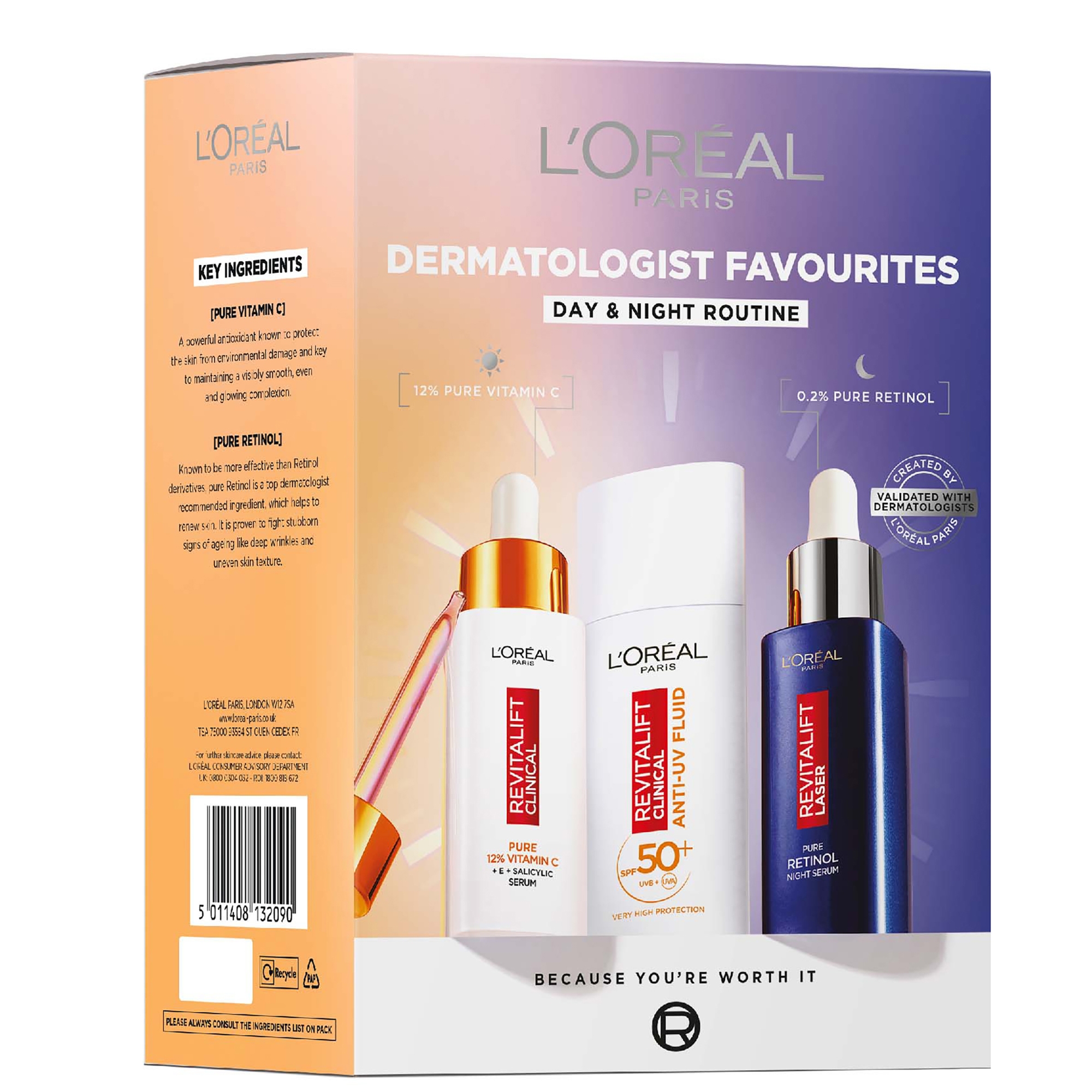 L'Oréal Paris Revitalift Vitamin C, Retinol and SPF50+ Gift Set ...