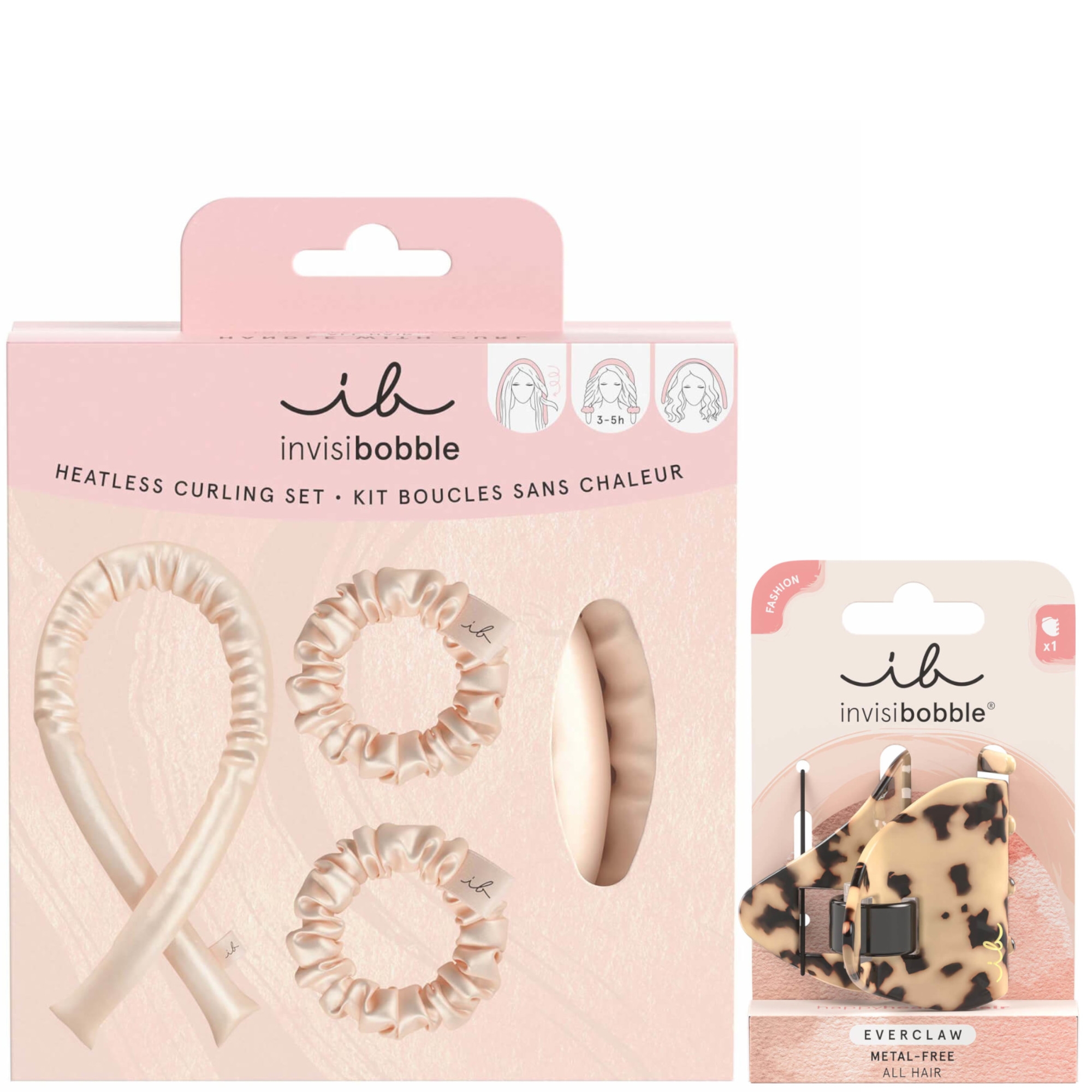 invisibobble Heatless Curler and Claw Clip Duo | LOOKFANTASTIC