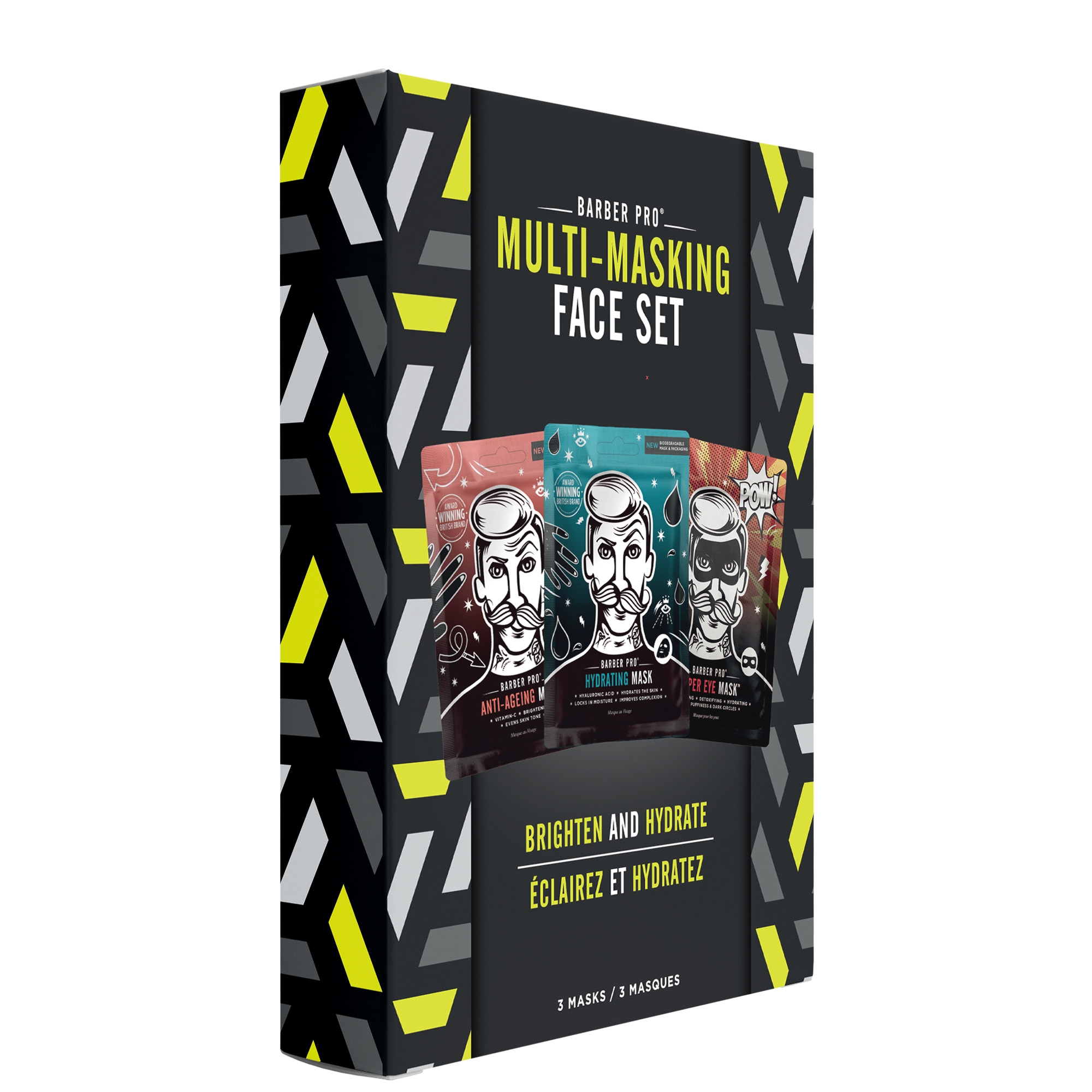 BARBER PRO Multi-Masking Face Set | LOOKFANTASTIC
