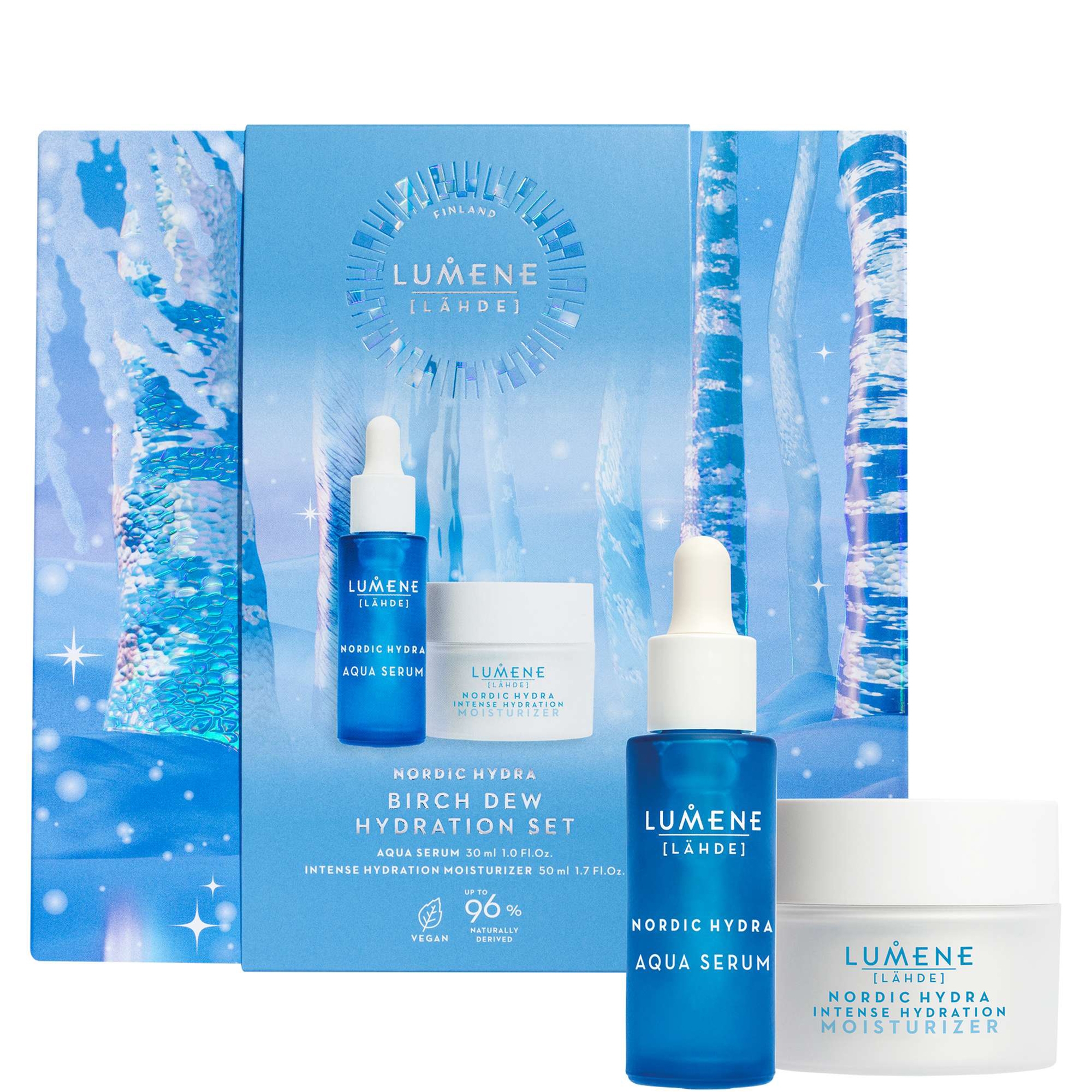 Lumene Christmas 2024 Nordic Hydra [LÄHDE] Birch Dew Hydration Set ...