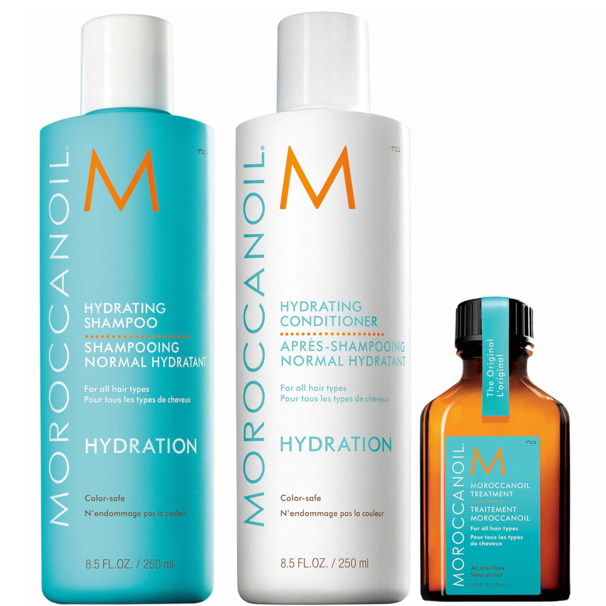 Moroccanoil Hydrating Shampoo and Conditioner with Free Moroccanoil ...