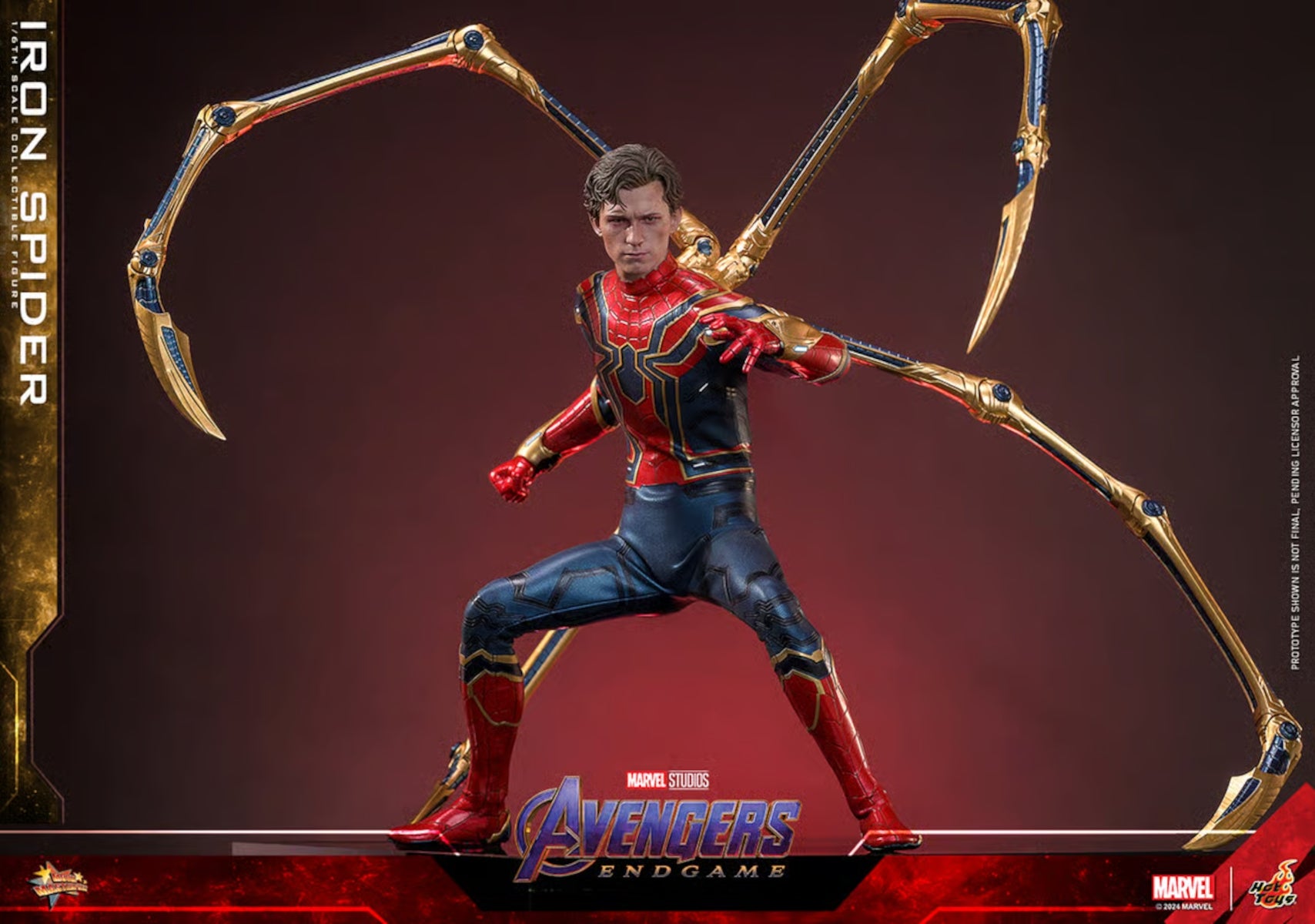 Hot Toys Marvel 1:6 Scale Iron Spider 2.0 Avengers Endgame Statue ...