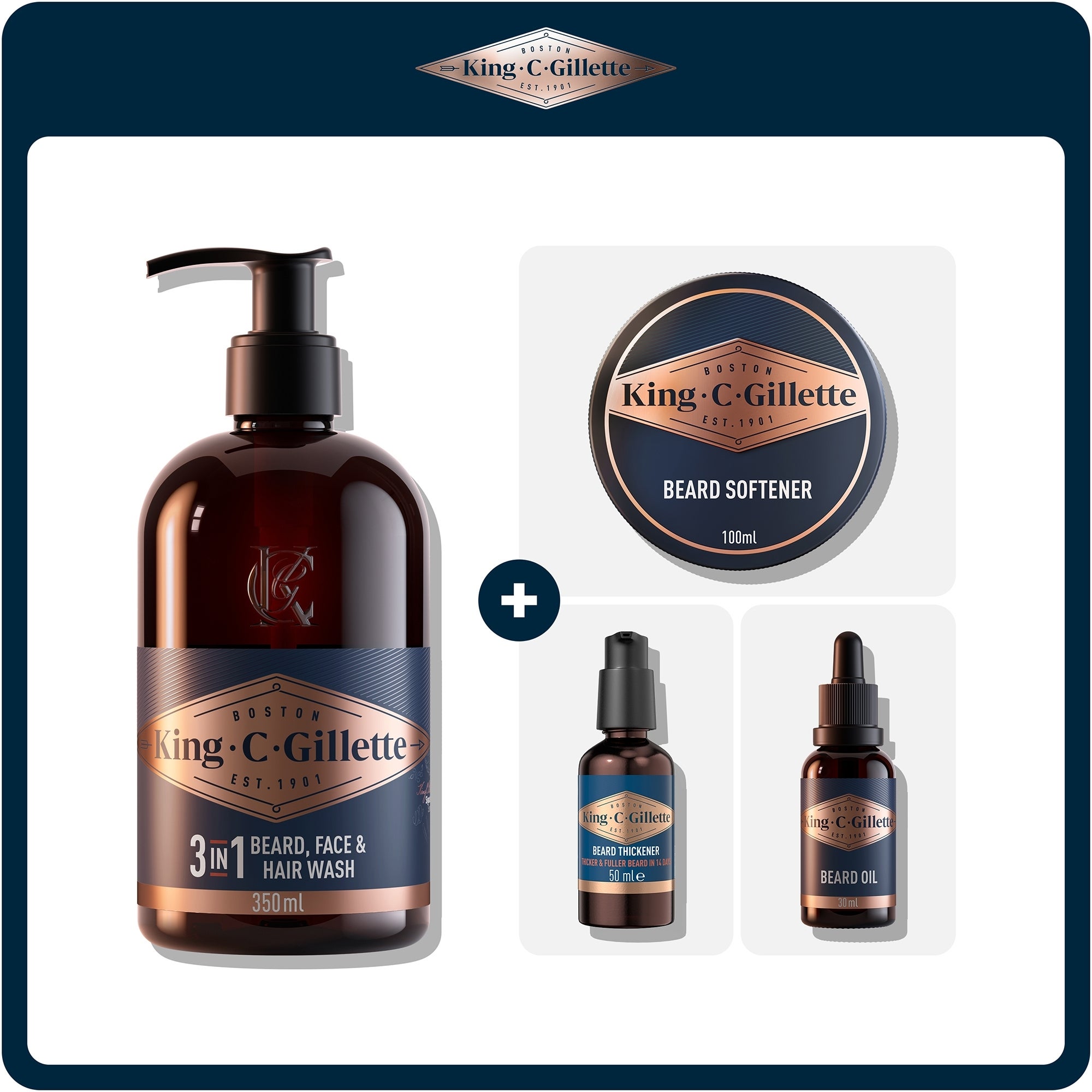 King C. Gillette Beard Care Full Regime | Gillette UK