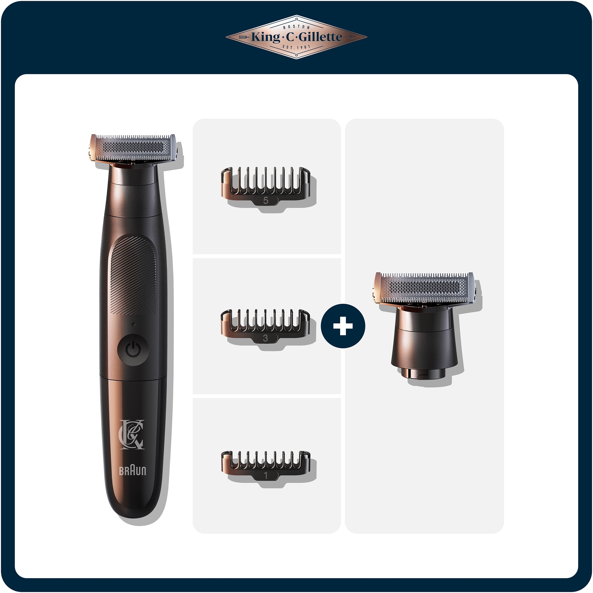 King C. Gillette Style Master & Blade Bundle