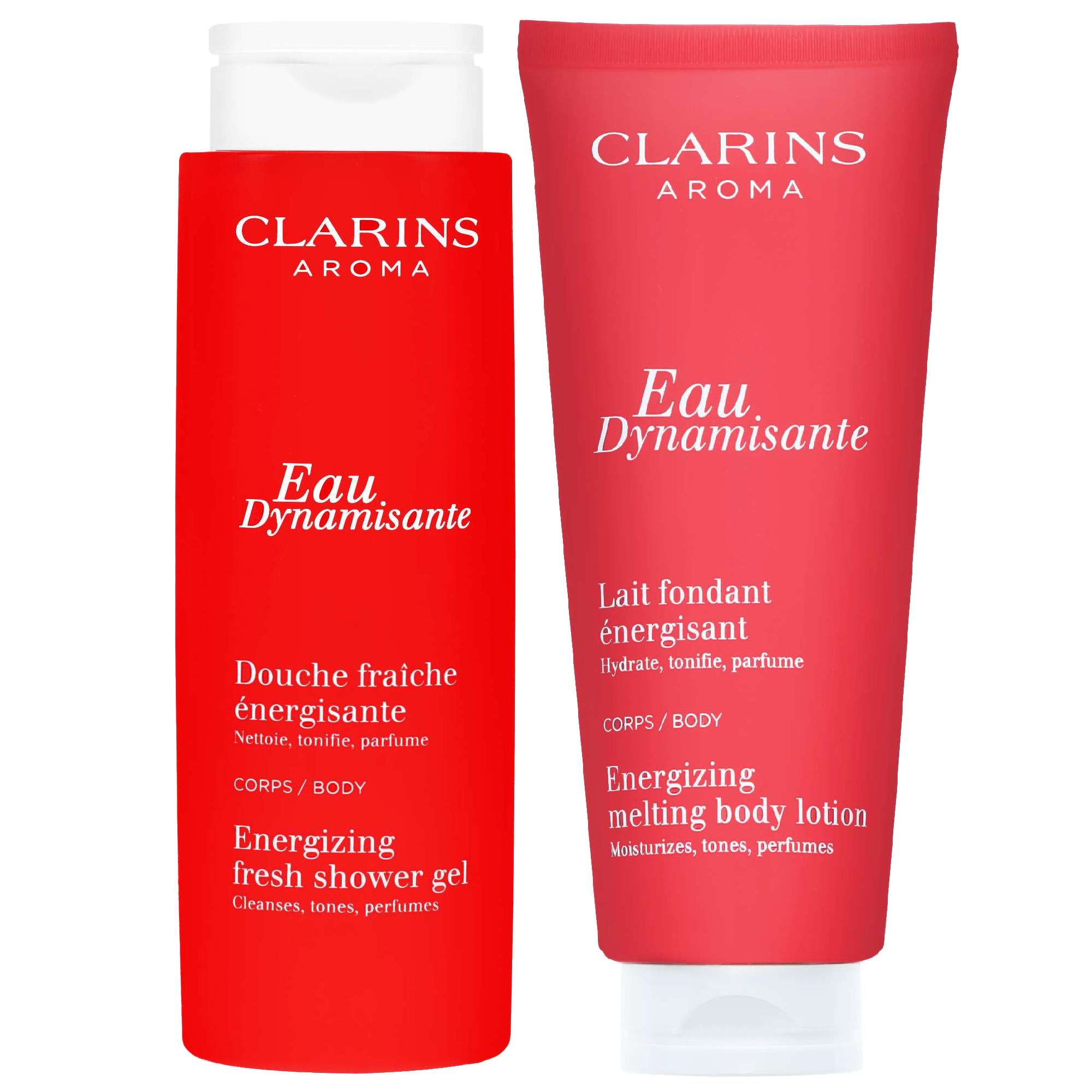 Clarins Duo: Eau Dynamisante Energizing Fresh Shower Gel 200ml ...