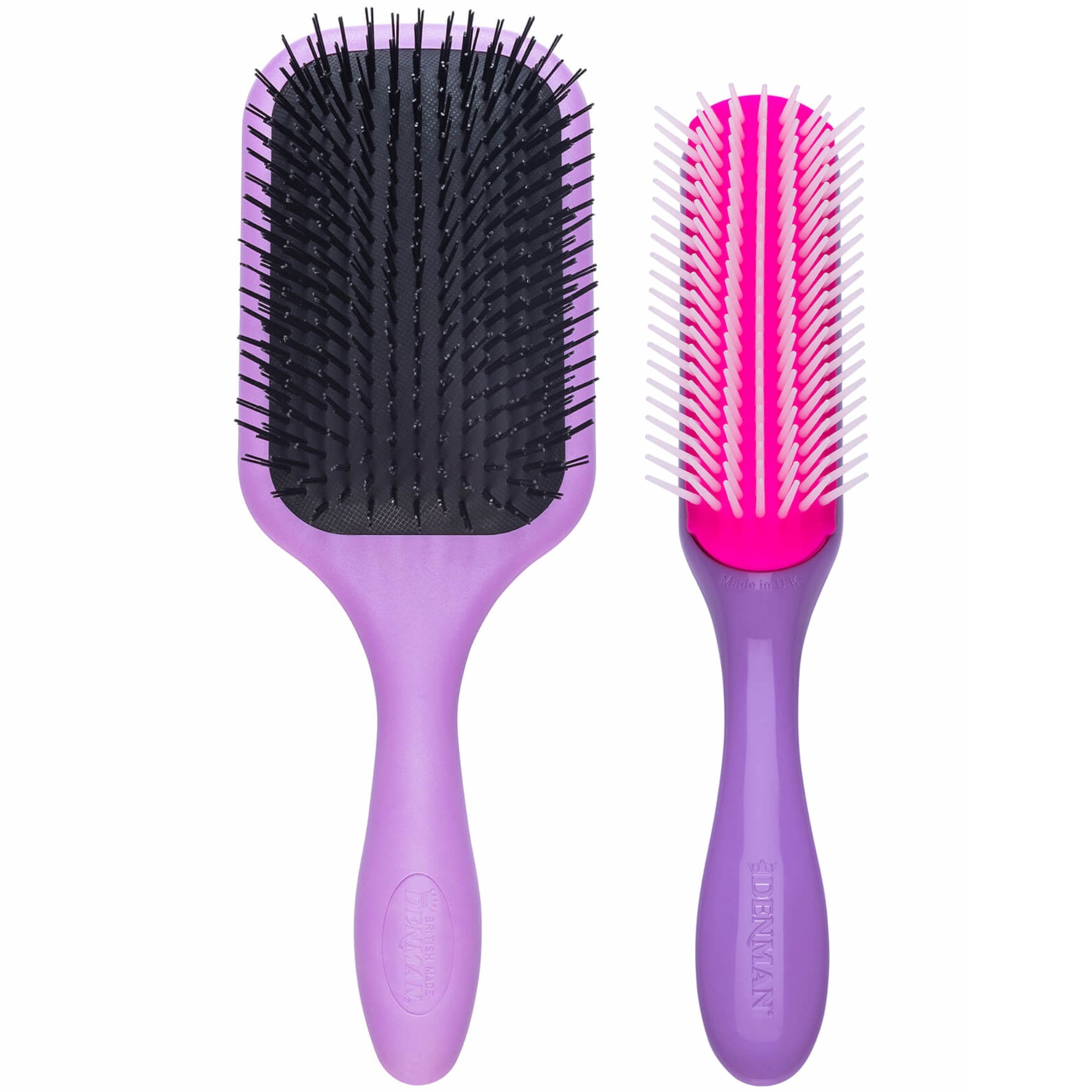 Denman Discovery Duo Bundle - Violet | LOOKFANTASTIC