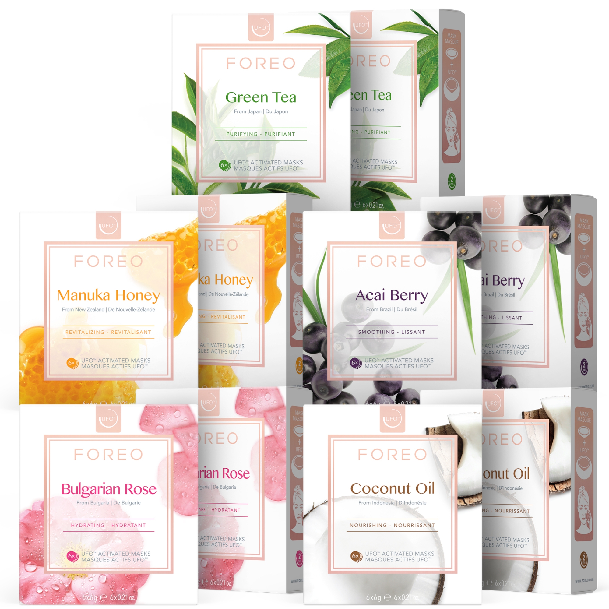 FOREO Farm To Face UFO masks Hydration Station Bundle | LOOKFANTASTIC