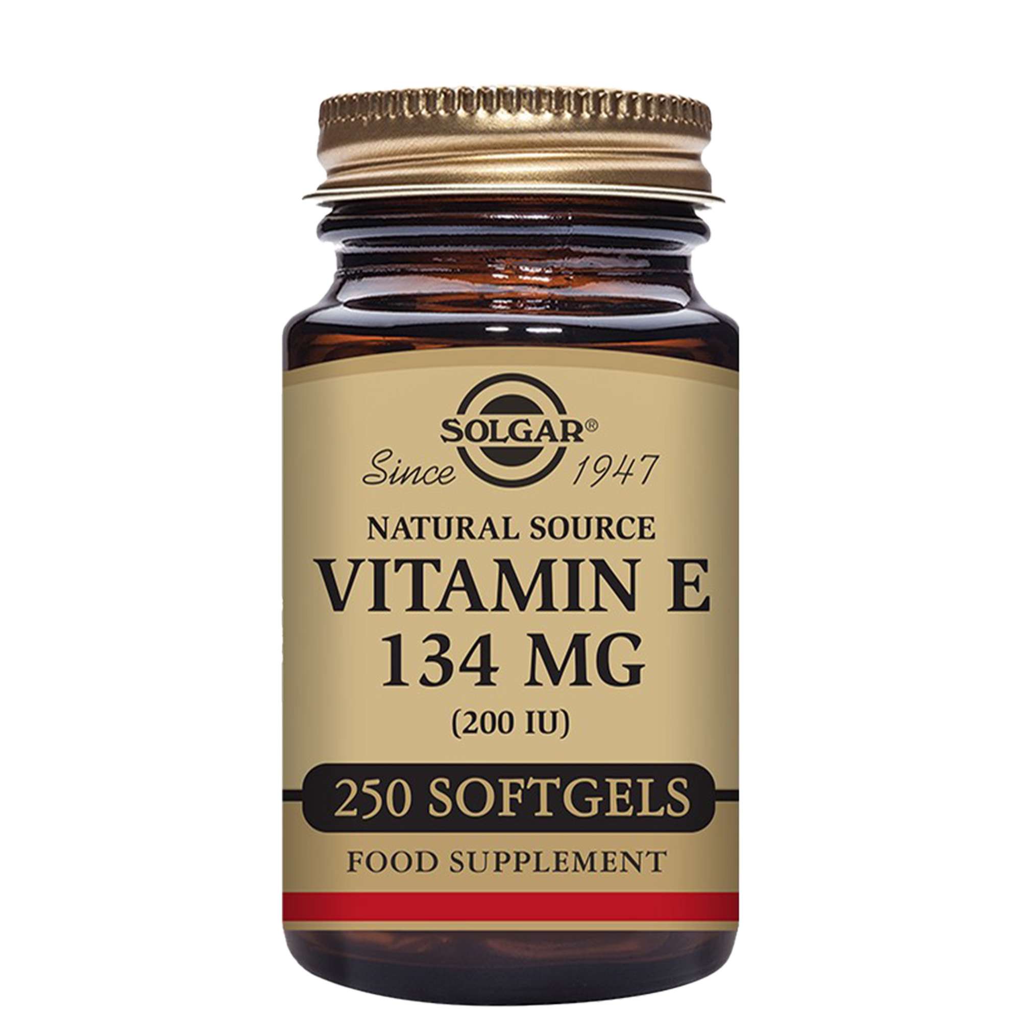 Solgar Natural Source Vitamin E 134mg (200 IU) Softgels x 250 | allbeauty