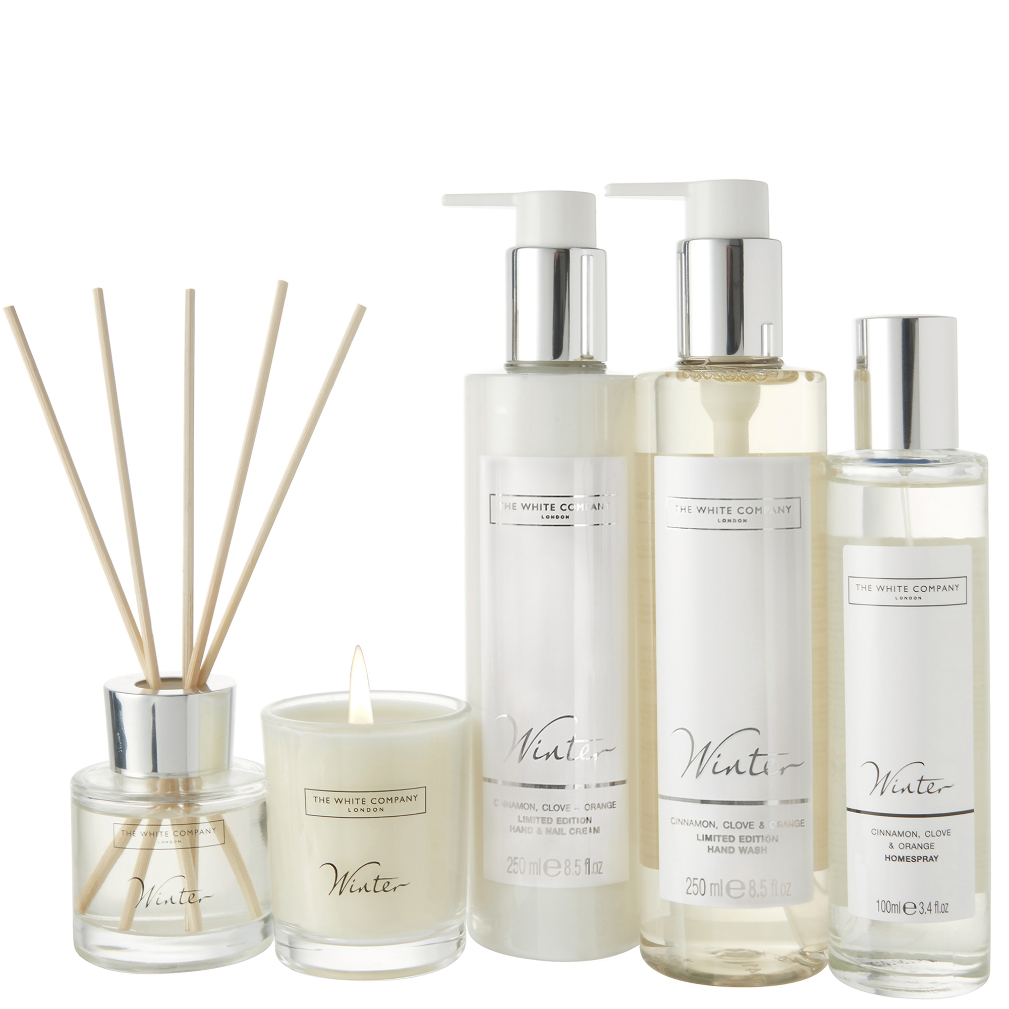 The White Company Winter Bathroom Gift Set | LOOKFANTASTIC