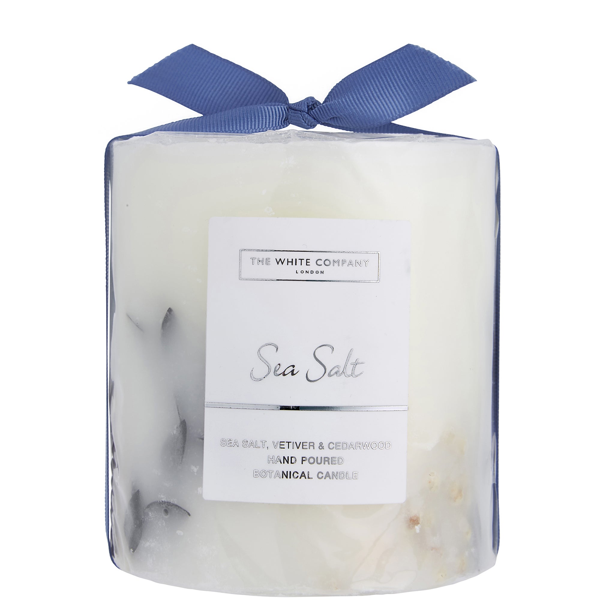 The White Company Sea Salt Medium Botanical Candle 660g | LOOKFANTASTIC