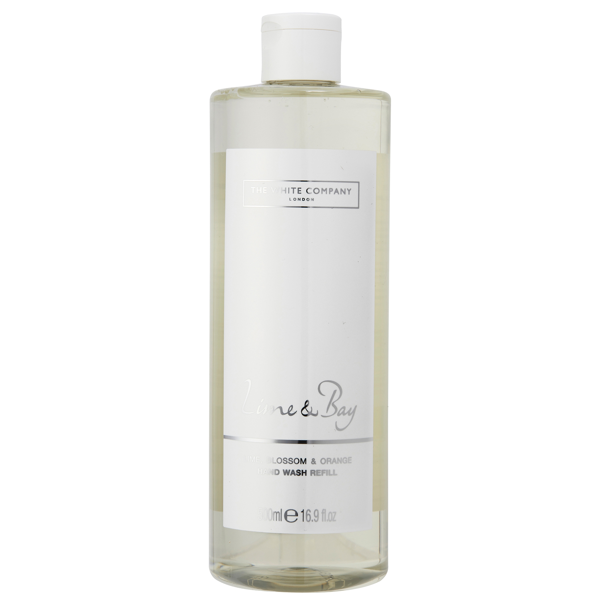 The White Company Lime & Bay Hand Wash Refill 500ml | LOOKFANTASTIC