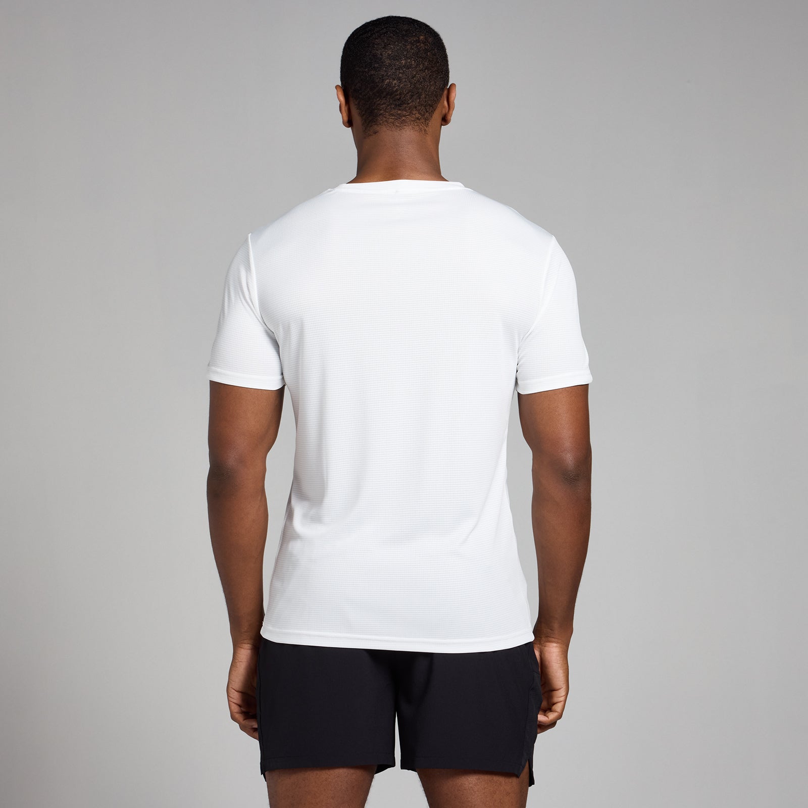 MP Active gerasterd trainingsshirt voor heren - Donkergrijs | MYPROTEIN™