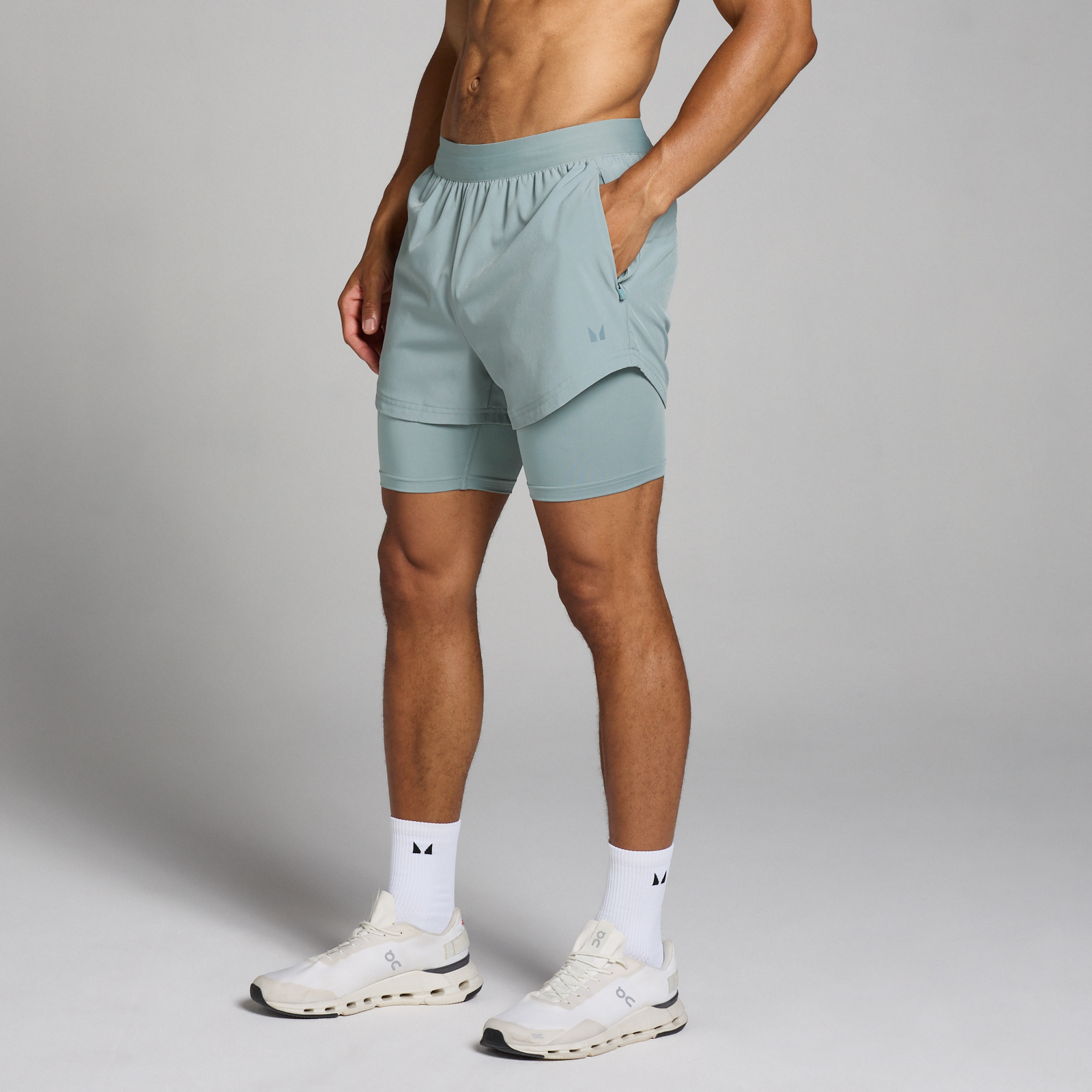 MP Men's Tempo 2 in 1 Shorts - True Blue | Myprotein UK
