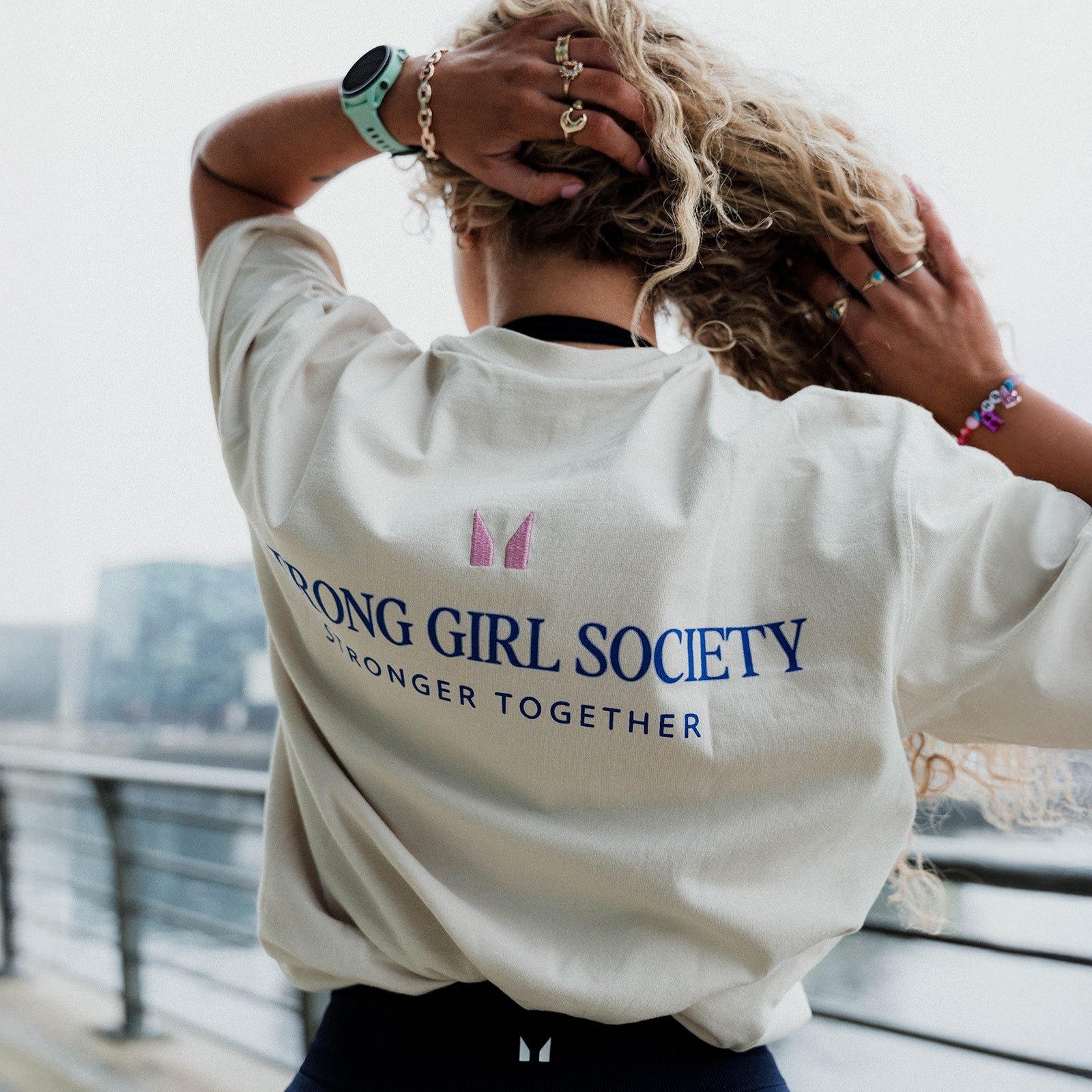 MP Strong Girl Society Crew Socks (1 pack) - White | MYPROTEIN™