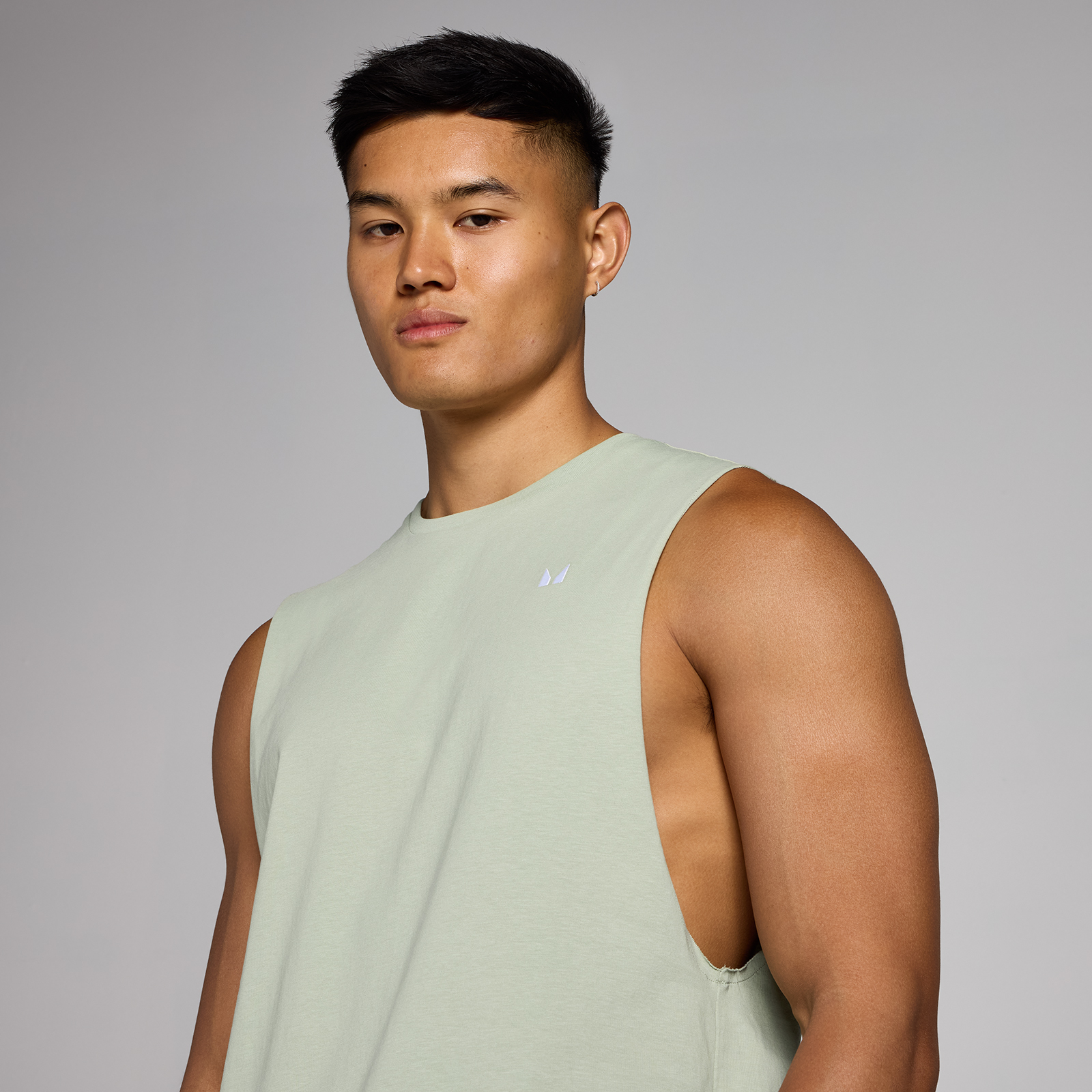 MP Men's Rest Day Dropped Armhole Tank - Sandstone | MYPROTEIN™