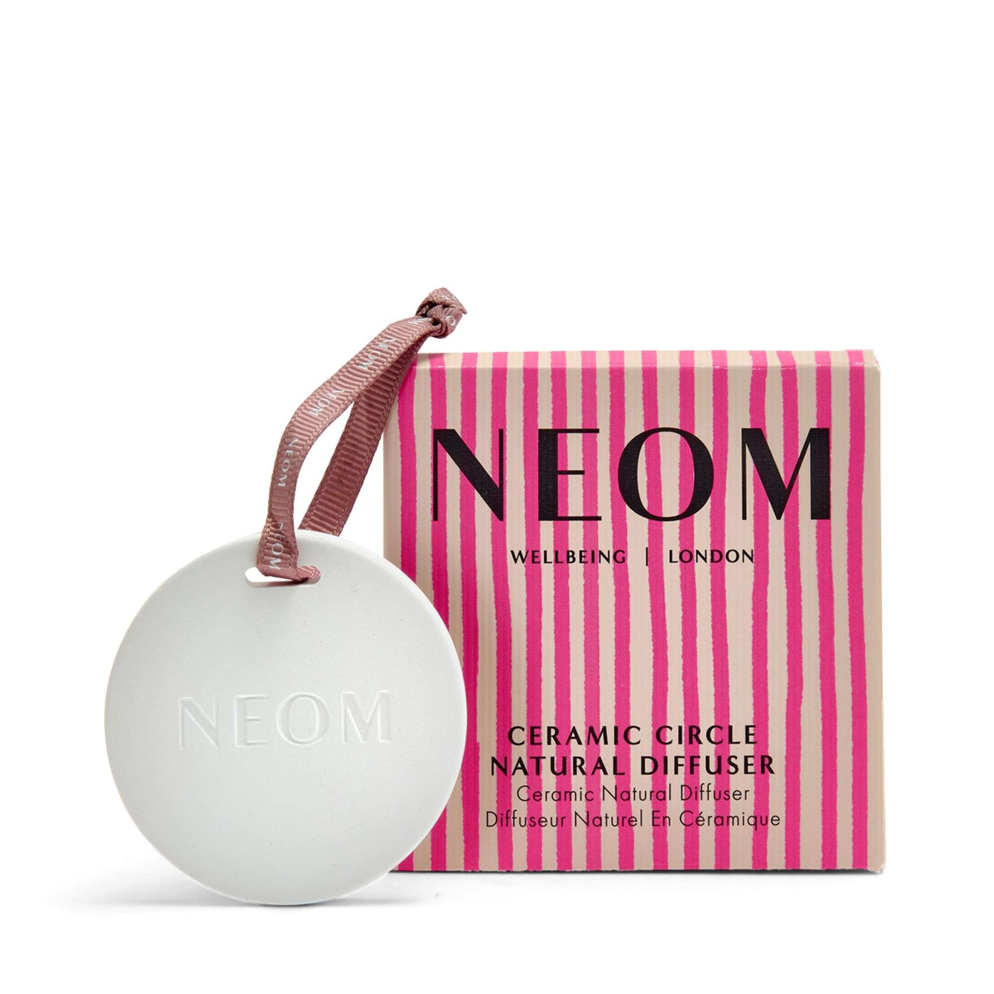 Free Gifts Neom Wellbeing London Ceramic Circle Natural Diffuser 34g ...