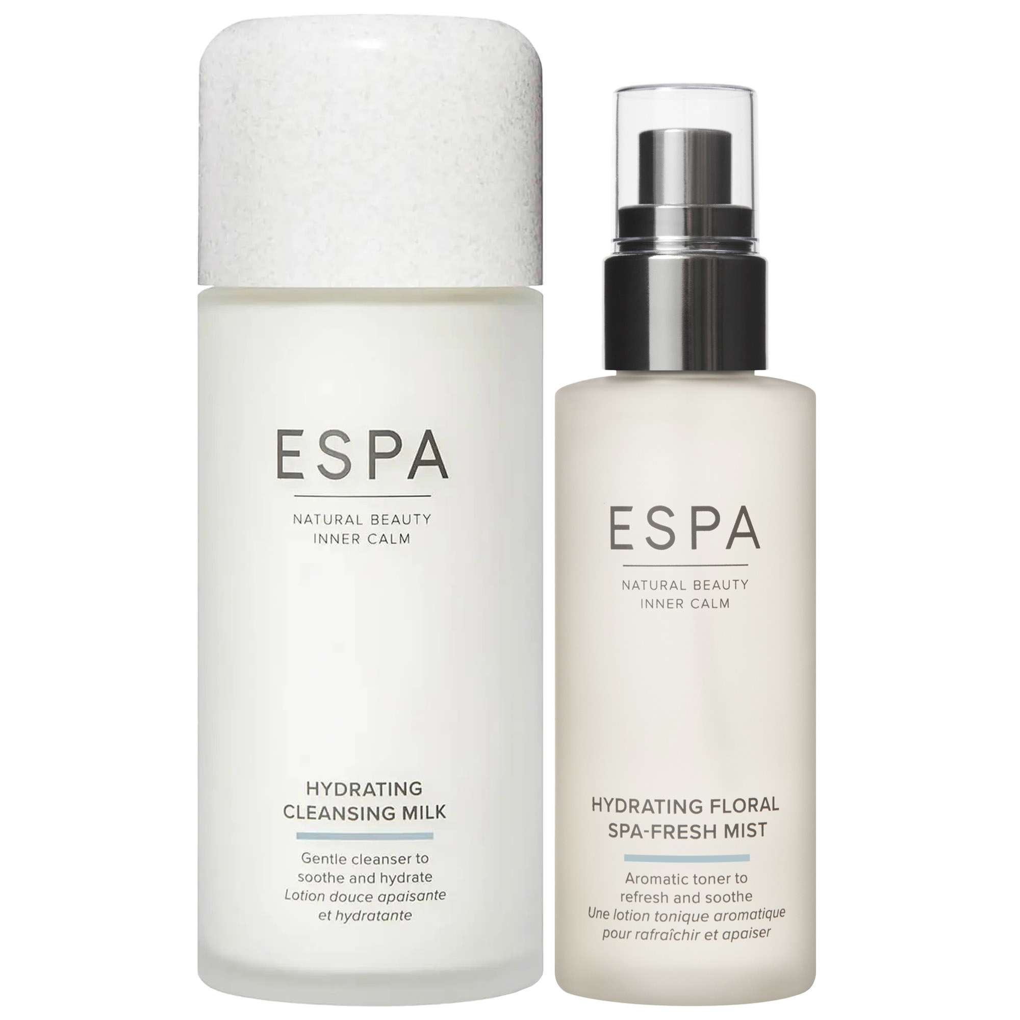 ESPA Duo: Hydrating Cleansing Milk 200ml & Hydrating Floral Spa Fresh ...
