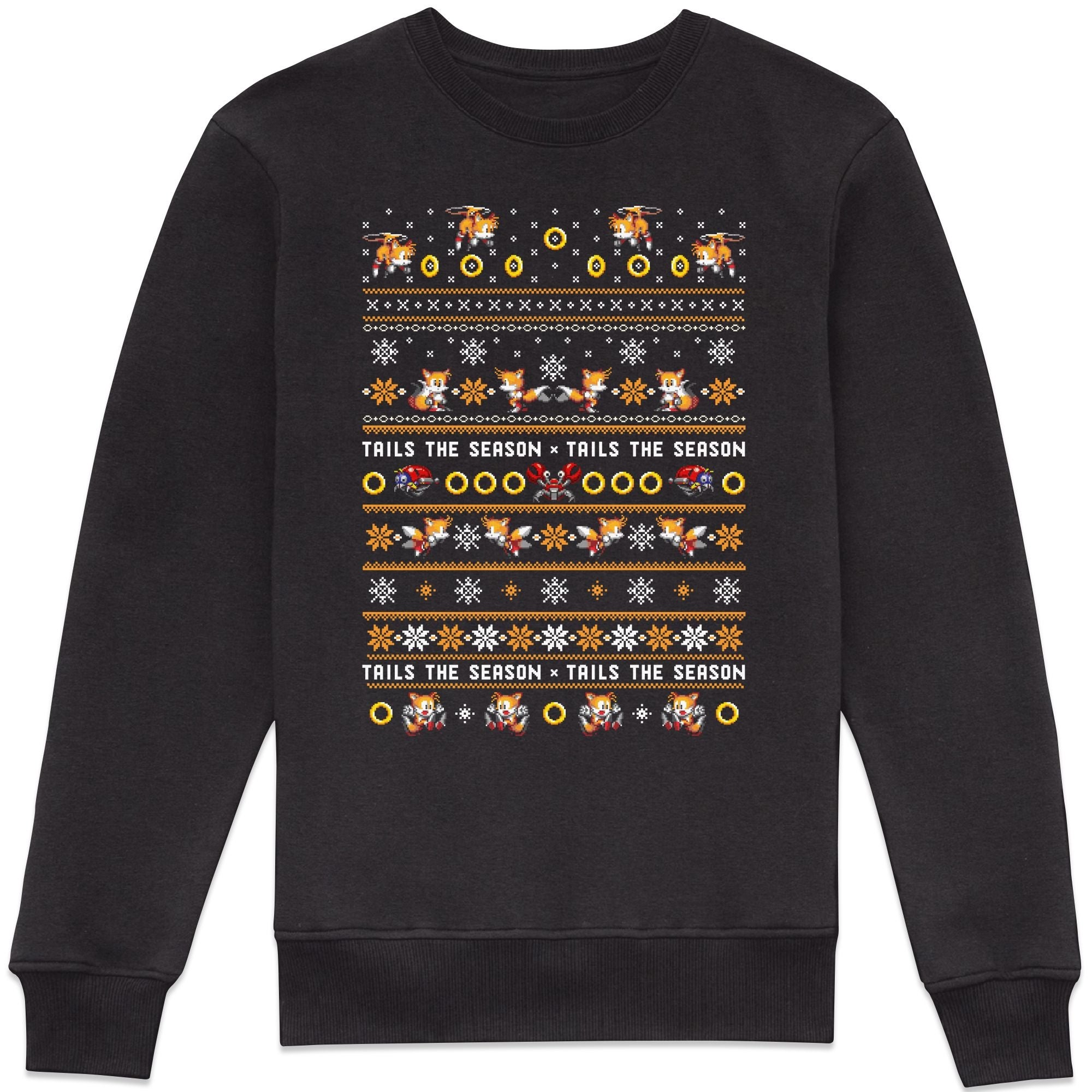 Sonic The Hedgehog Tails The Season Sweatshirt - Black - 3XL | Zavvi UK
