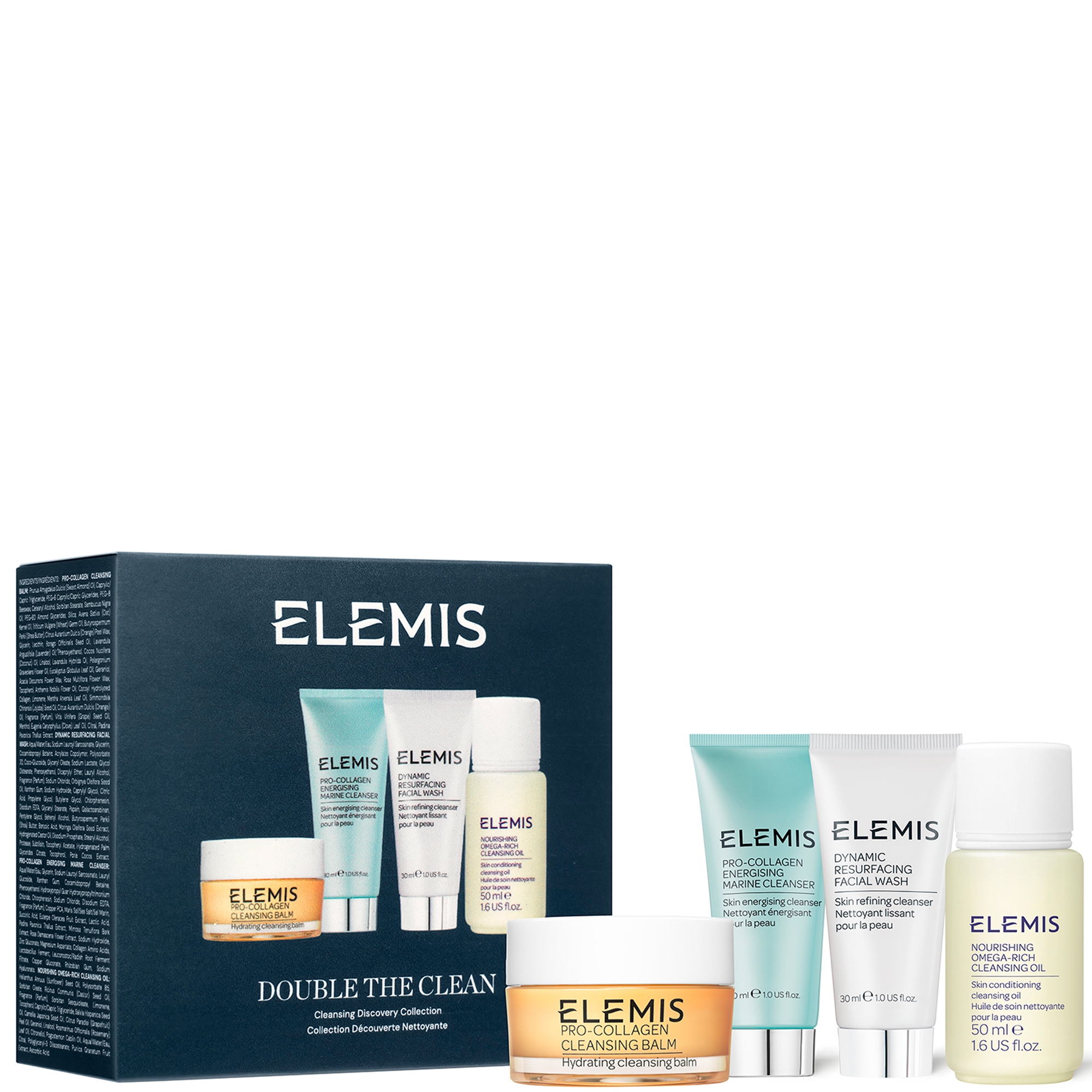 Elemis Double The Clean Set | LOOKFANTASTIC